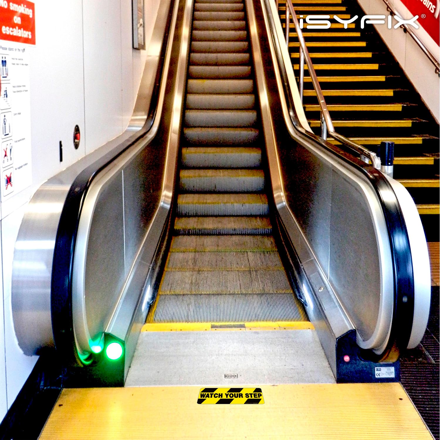 Snapklik.com : iSYFIX Watch Your Step Floor Decals Stickers - 6 Pack ...