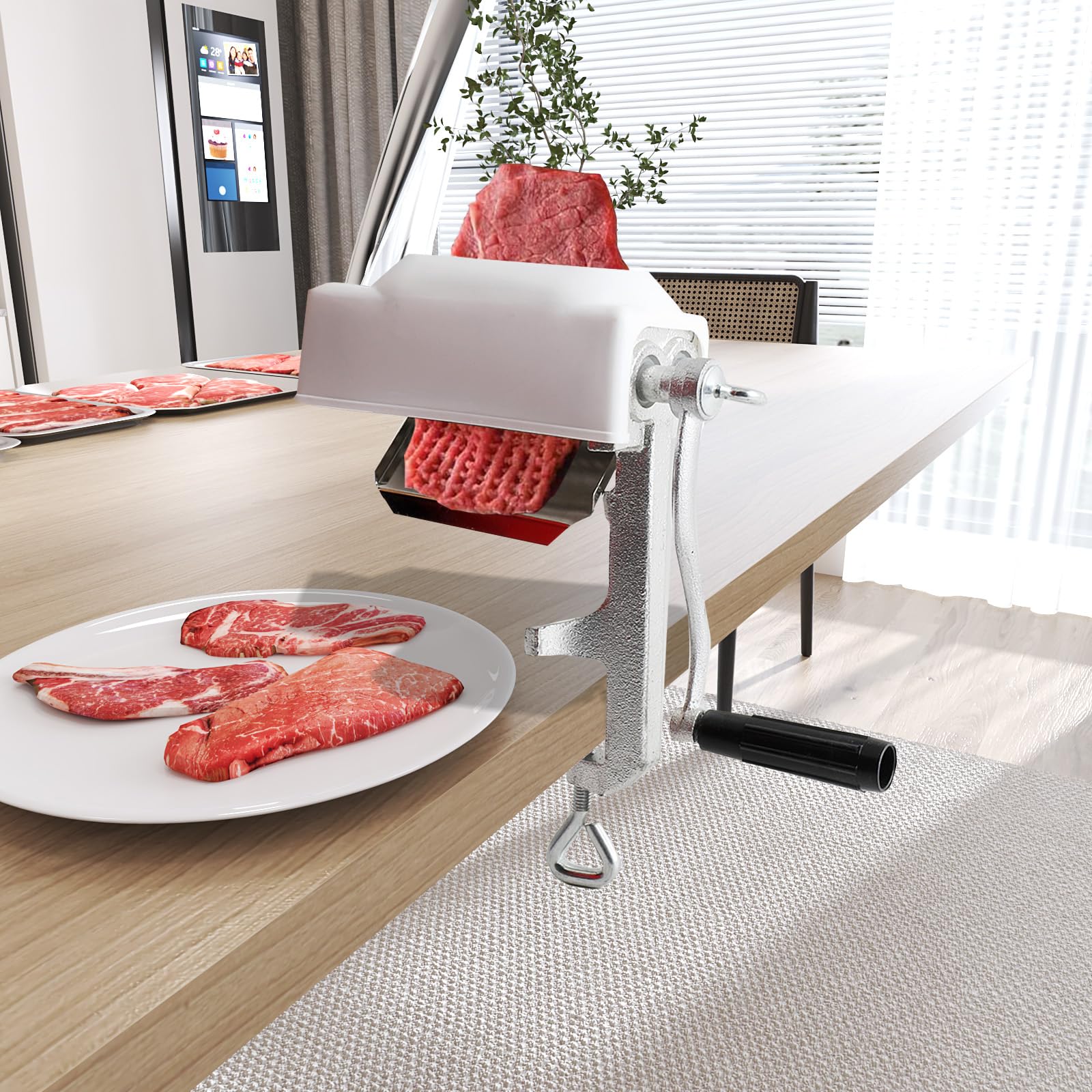 Amazon.com: EODSAD Commercial Manual Meat Tenderizer Machine, Heavy ...