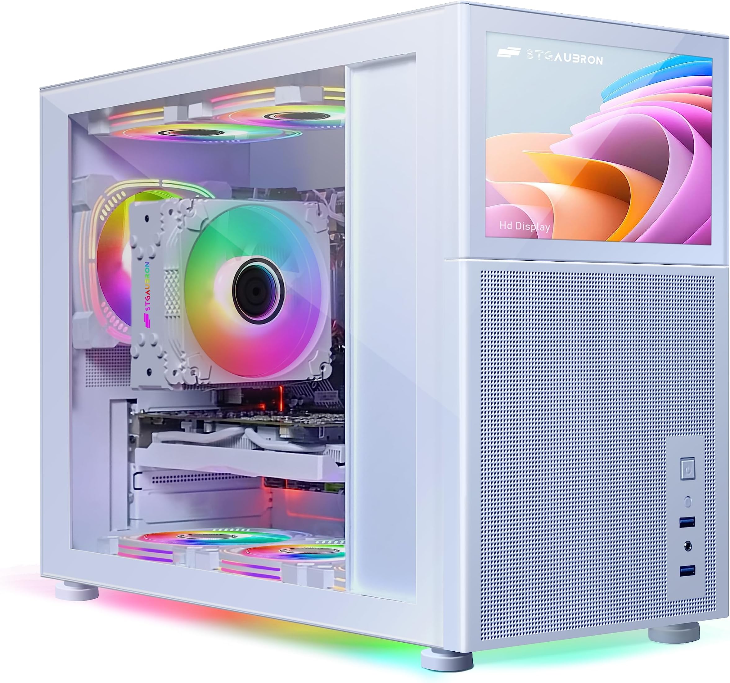 Amazon.com: STGAubron Gaming Desktop PC,Intel Core i7-10700KF up to 5 ...