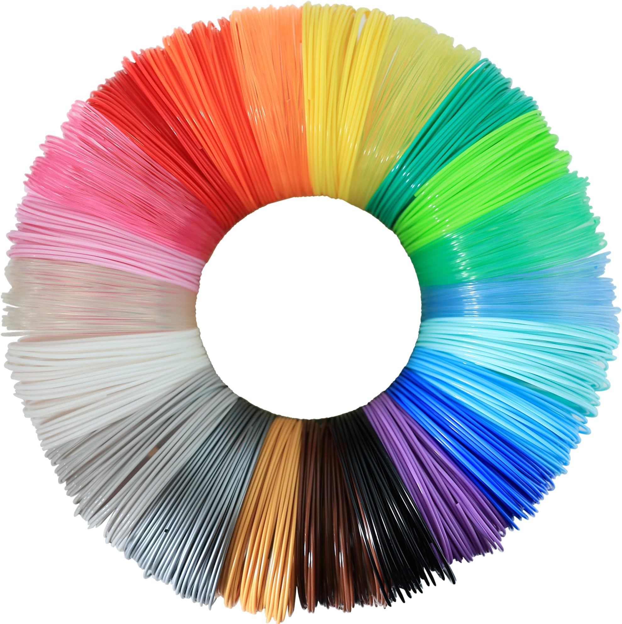 Amazon.com: 20 Colors 3D Pen PLA Filament Refills, Each Color 10feet ...