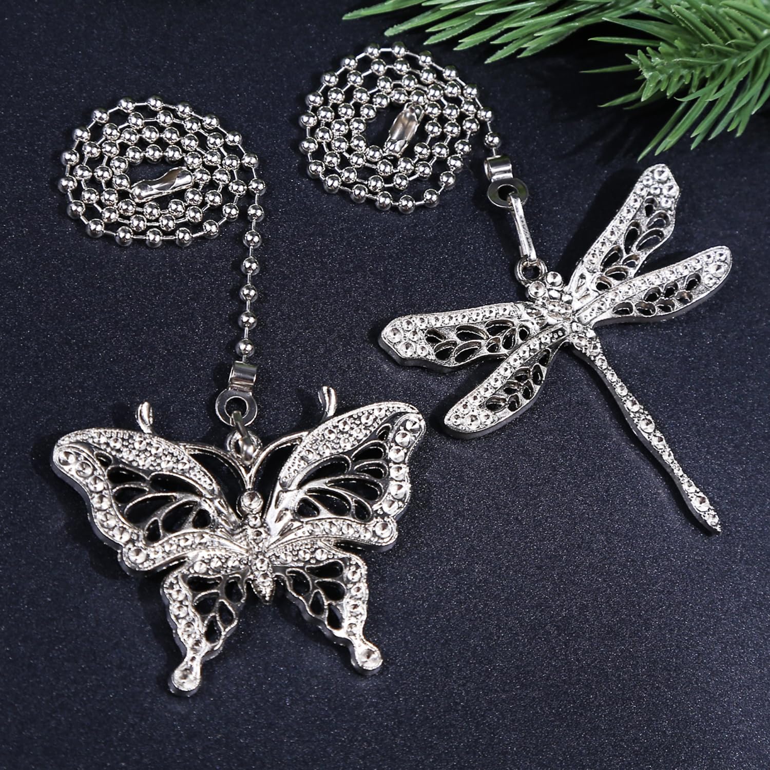 Butterfly Ceiling Fan Light Pull Chain Kite White Ceiling Fan With