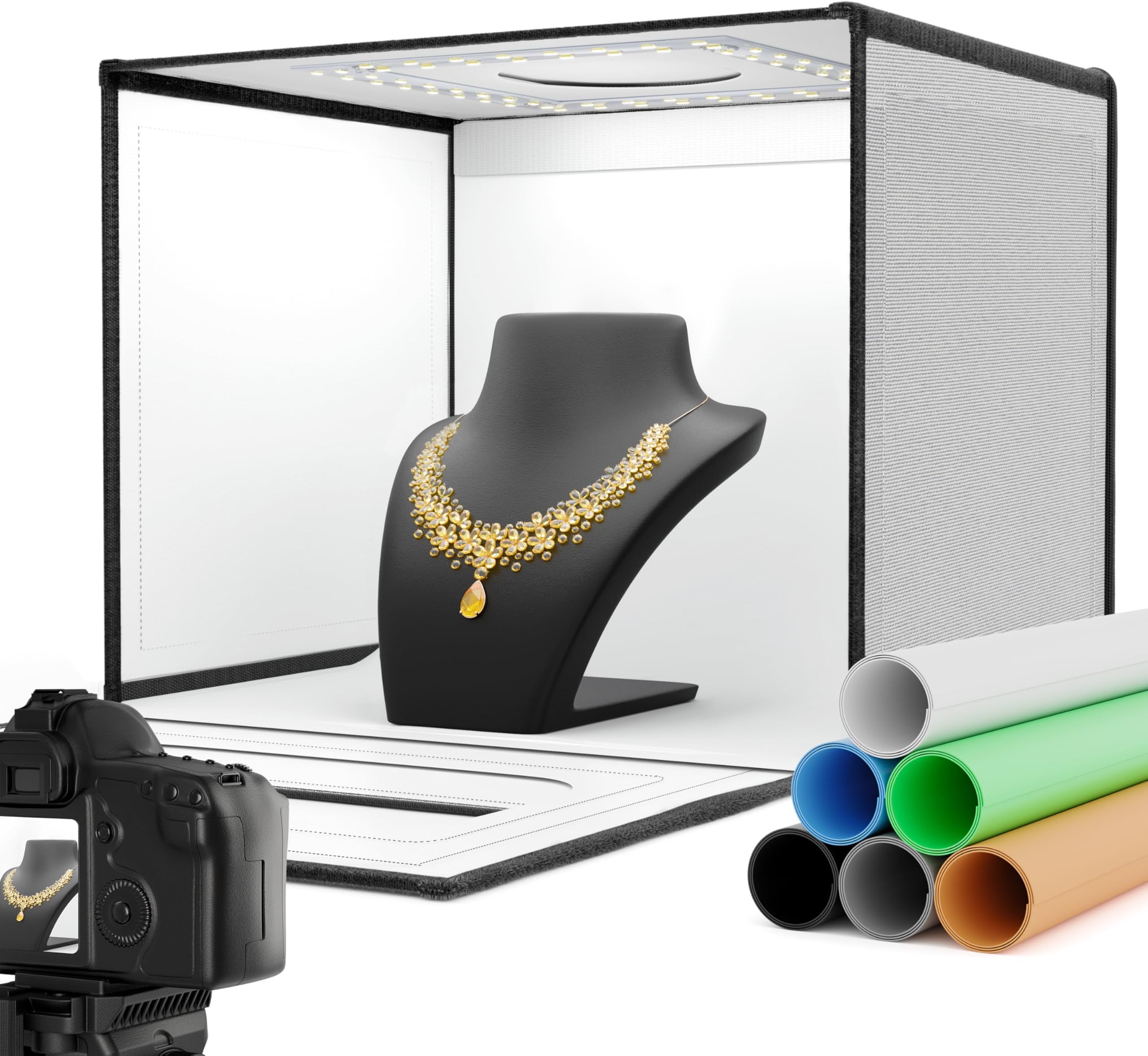 Amazon.com : Upgrade EMART 14" x 16" Photography Table Top Light Box ...