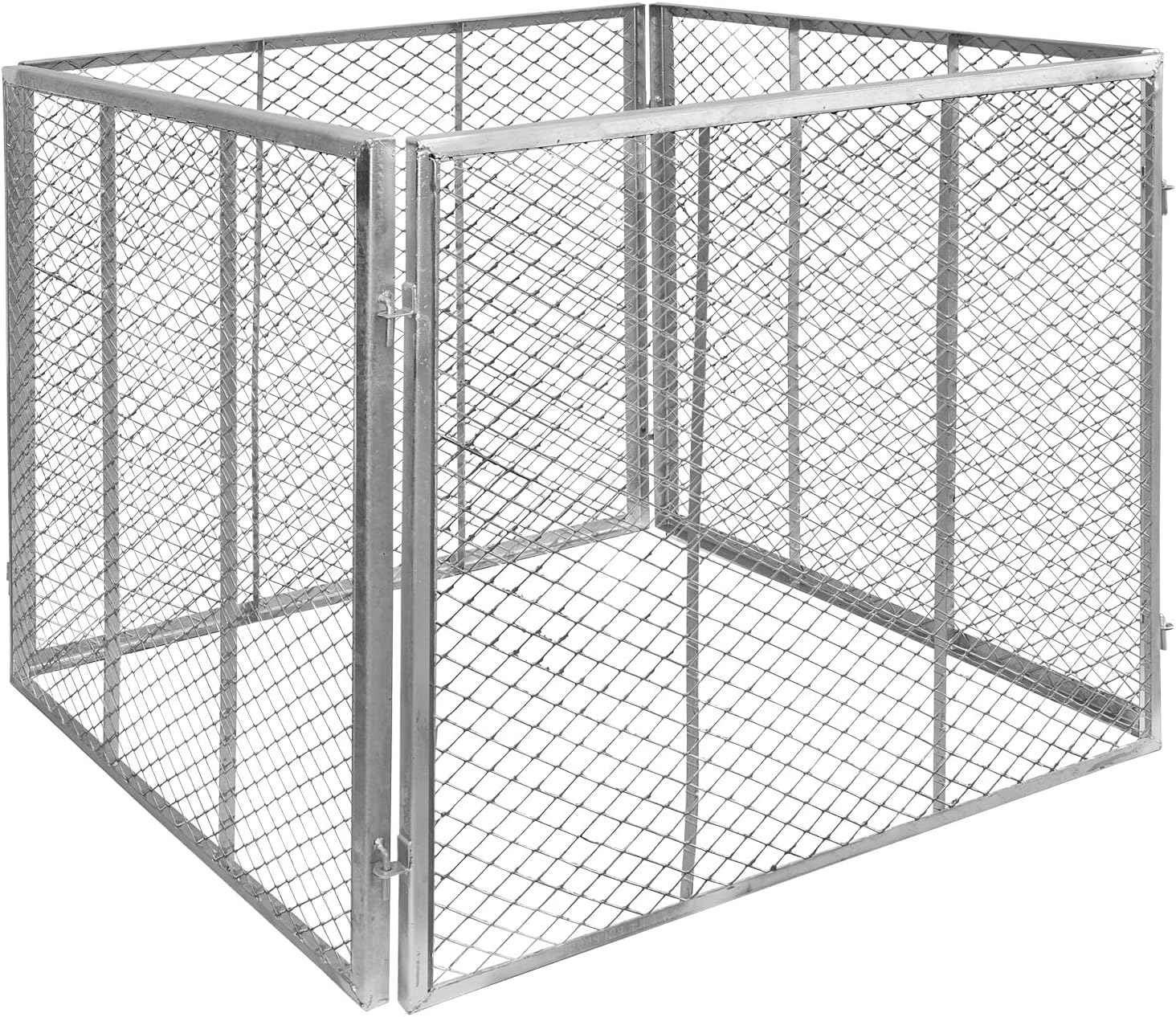 V2Aox Komposter Stahl verzinkt Kompost Metallkomposter Kompostbehälter ...