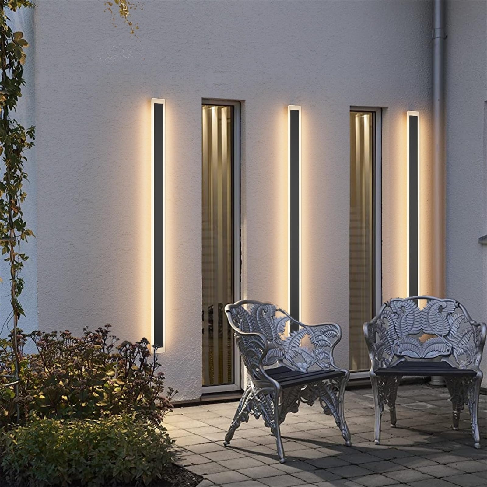 Snapklik.com : Coinmit 59Inch Modern Outdoor Wall Light Long Linear ...