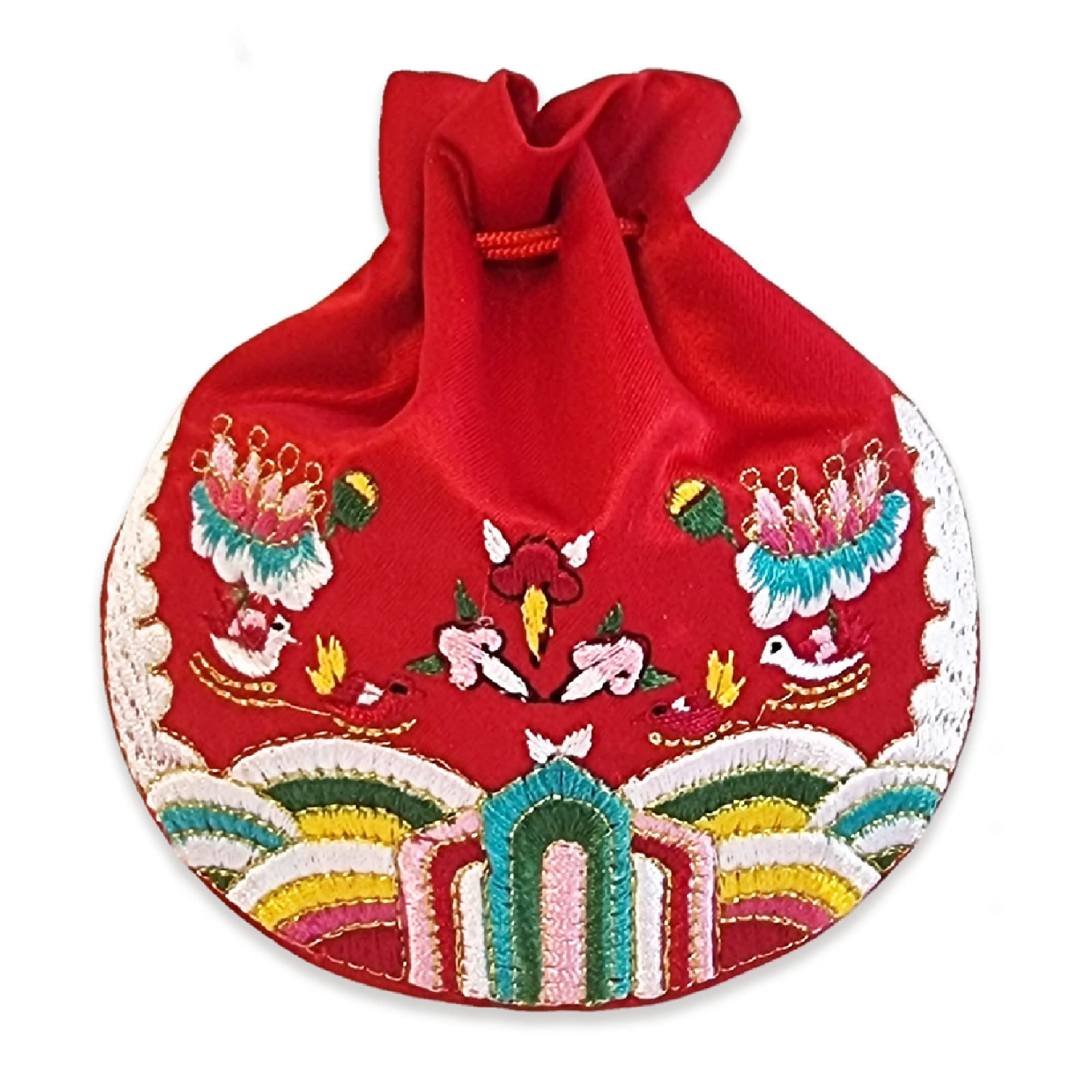 Amazon.com: Traditional Korean Pouch Embroidered Hanbok Coin Purse ...