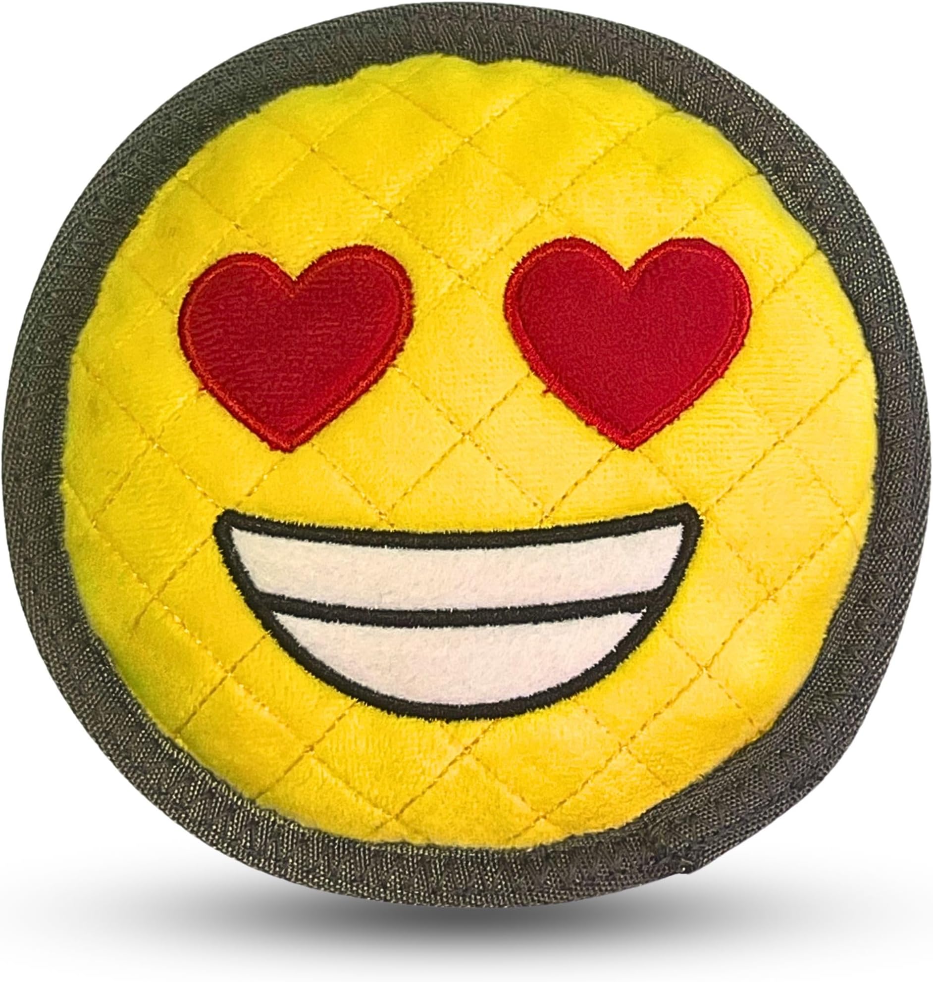 Pet Supplies : ReadyHound Durable Big Smile Emoji Squeaky Dog Toy for ...