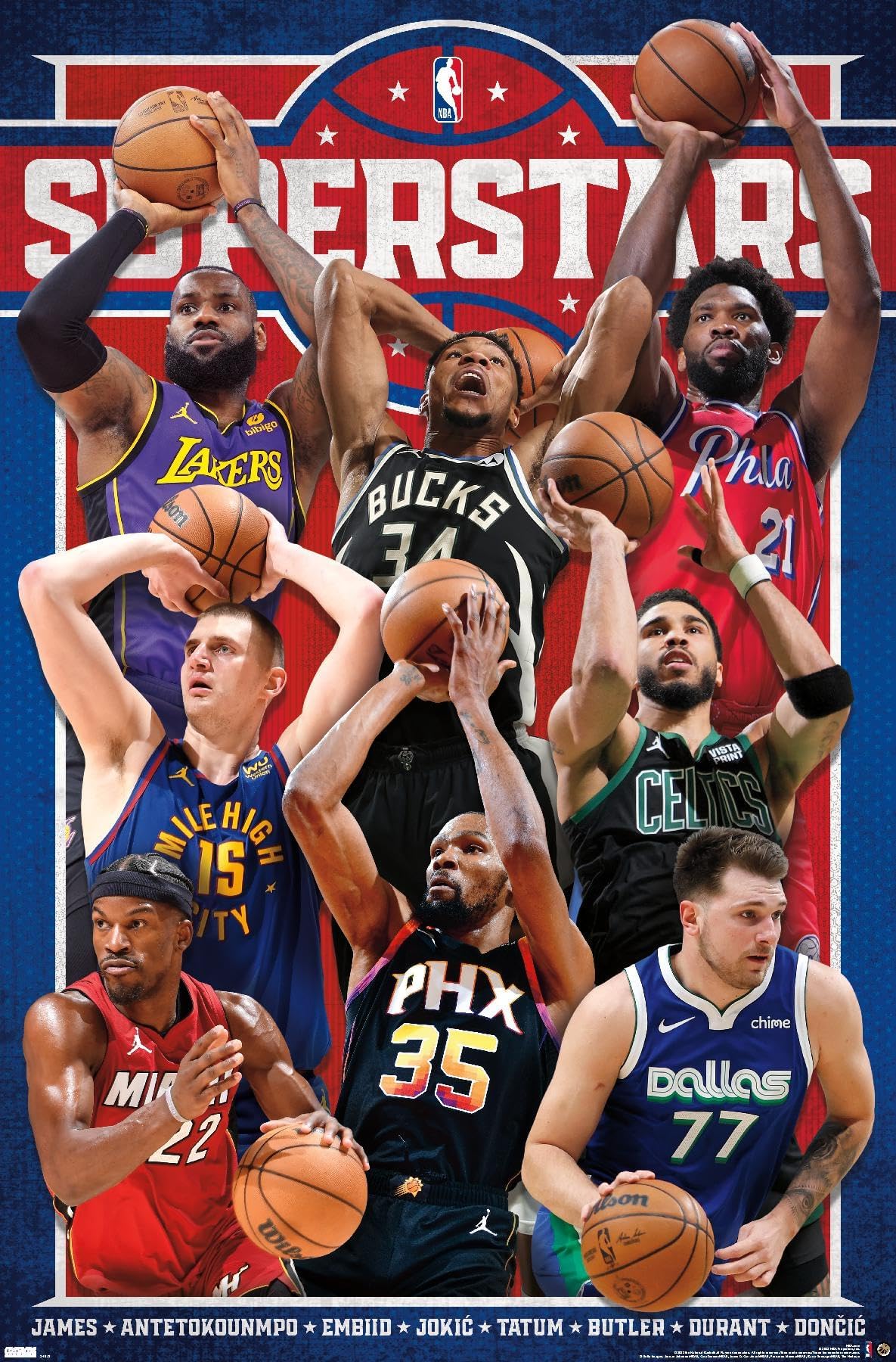 Amazon.com: Trends International WNBA League - Superstars 24 Wall ...