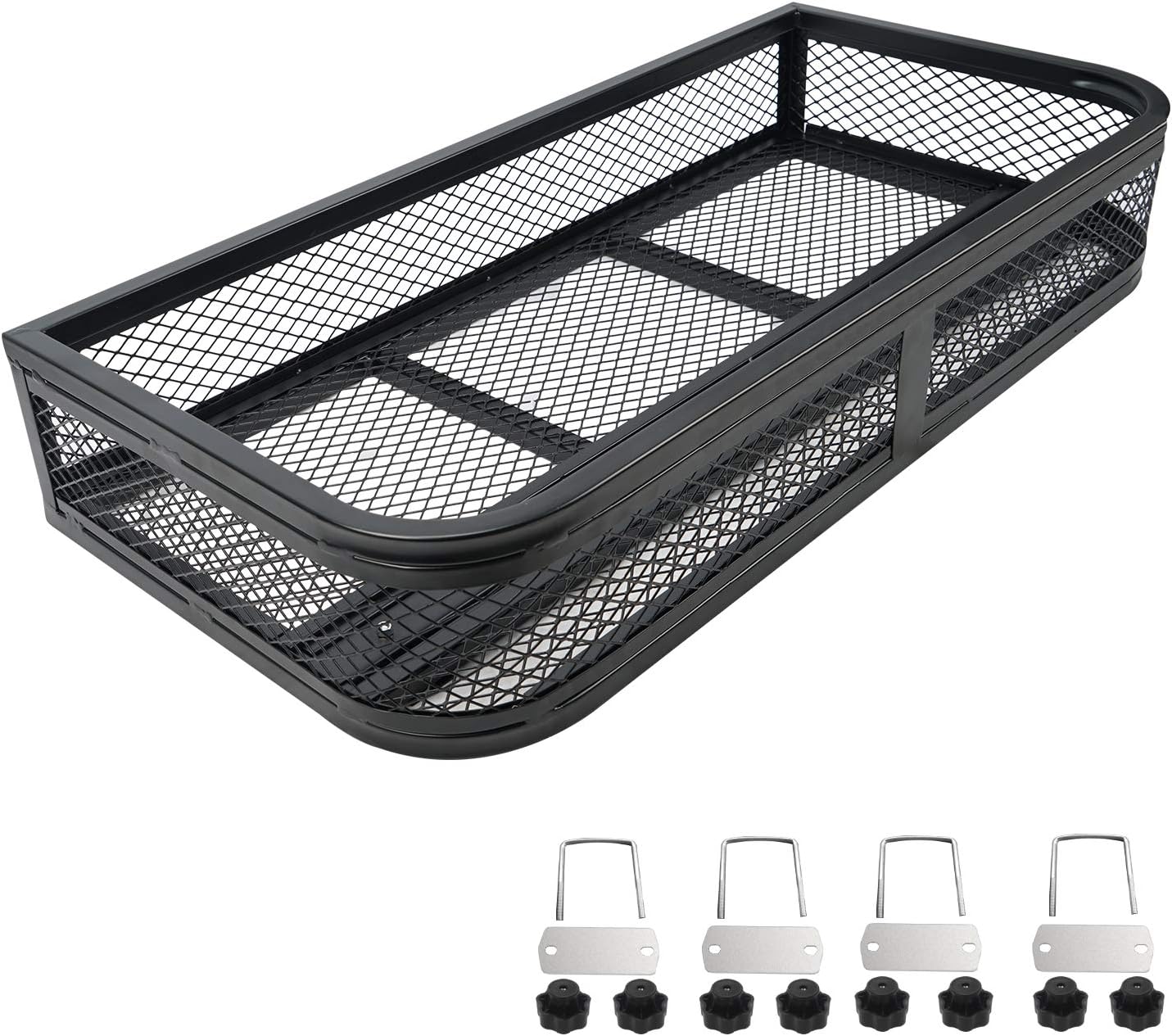 Amazon.com: ORCISH Heavy Duty ATV Front Cargo Basket, 17" W x 36" L x 6 ...