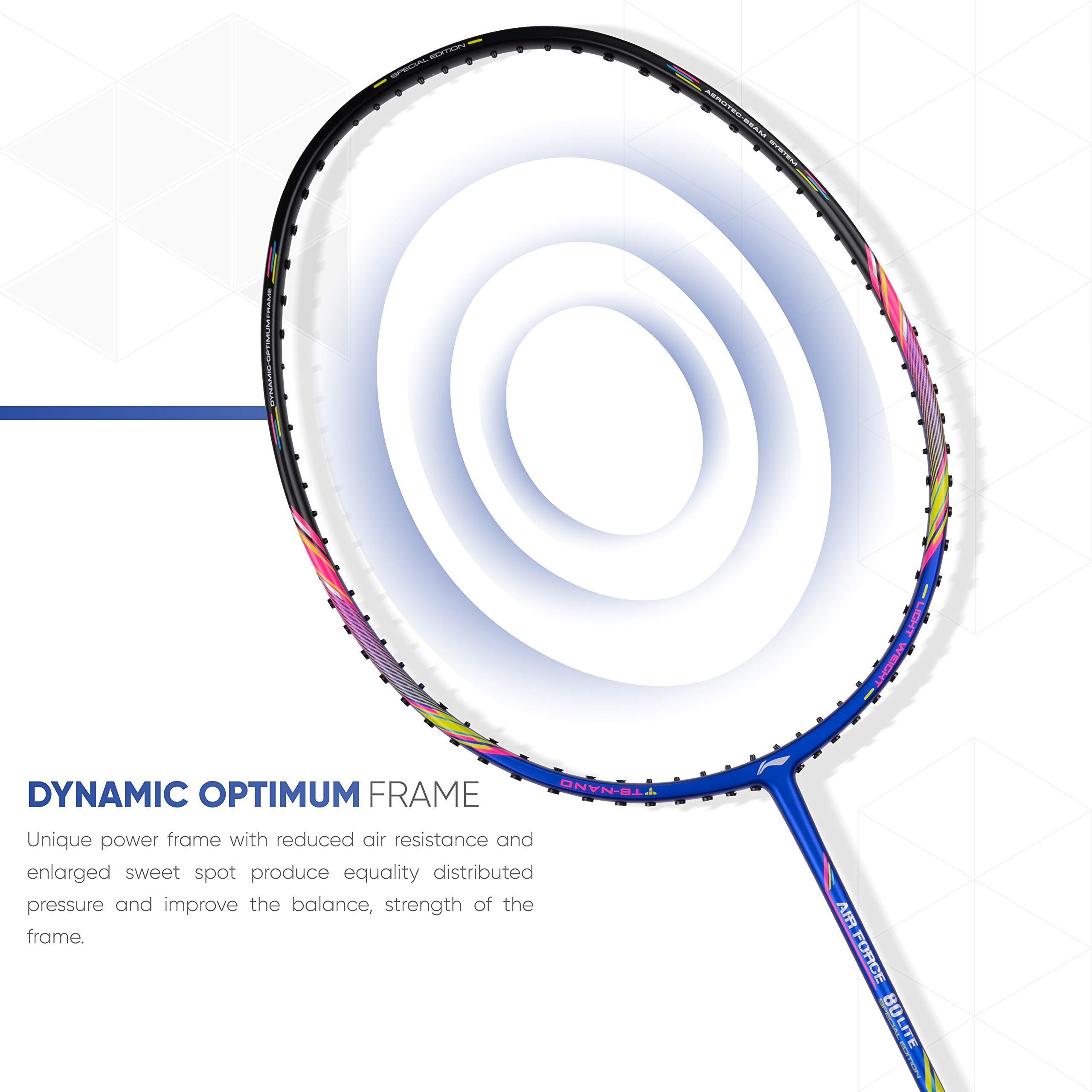Snapklik.com : Li-Ning Air Force 80 Lite Carbon Fibre Unstrung ...
