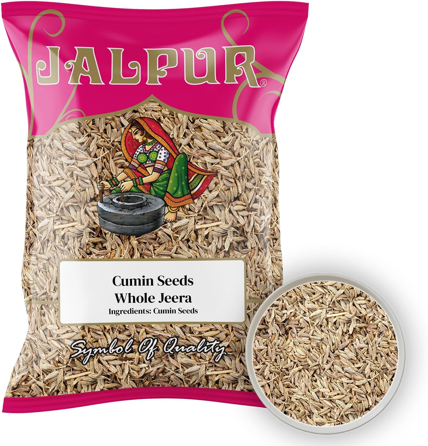 JALPUR MILLERS Cumin Seeds (Whole Jeera) – 500g Pack of Aromatic ...