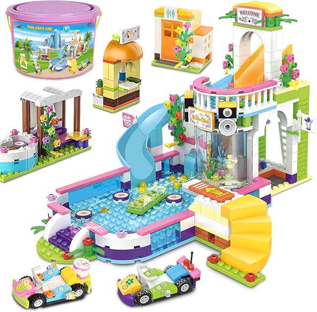 Amazon.com: lego friends pool