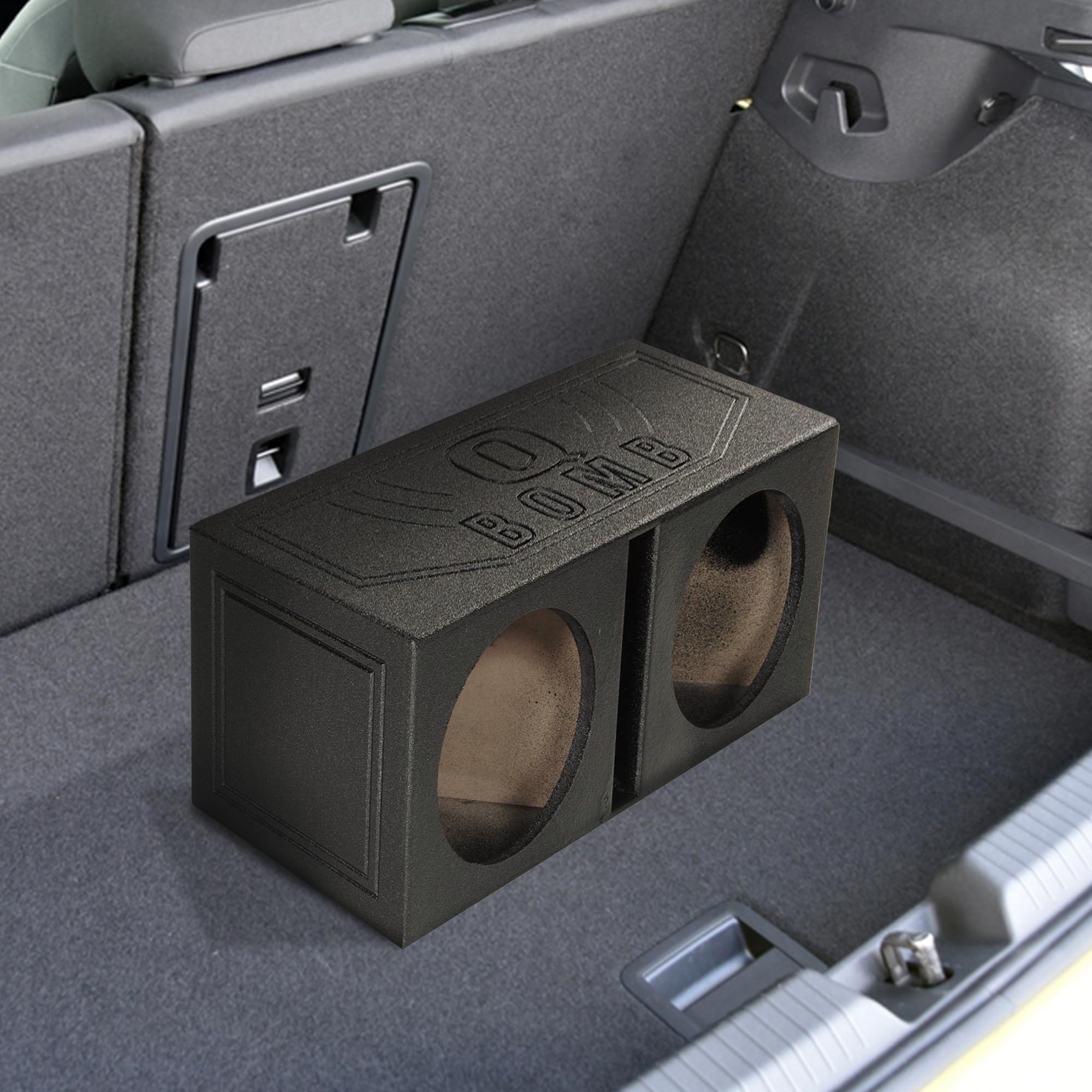 Snapklik.com : Q Power QBOMB10V Dual 10 Inch Vented Port Subwoofer Sub ...