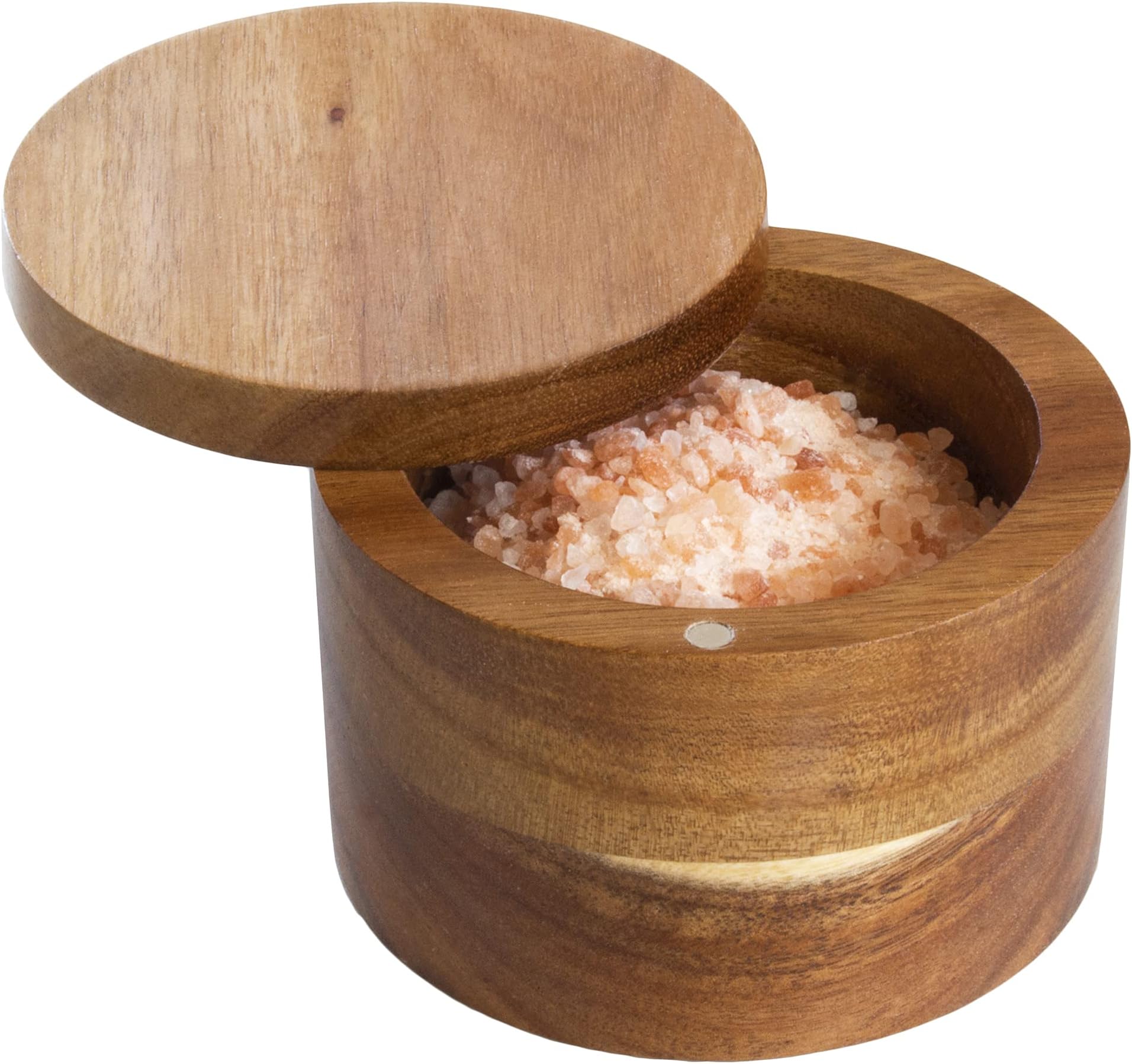 Amazon.com: Solid Wood Salt Cellar & Pepper Bowl with Lid - 35.25 oz ...