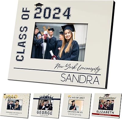 Amazon.com - Picture-Frames-by-StockingFactory Engraved 5x7 Black ...