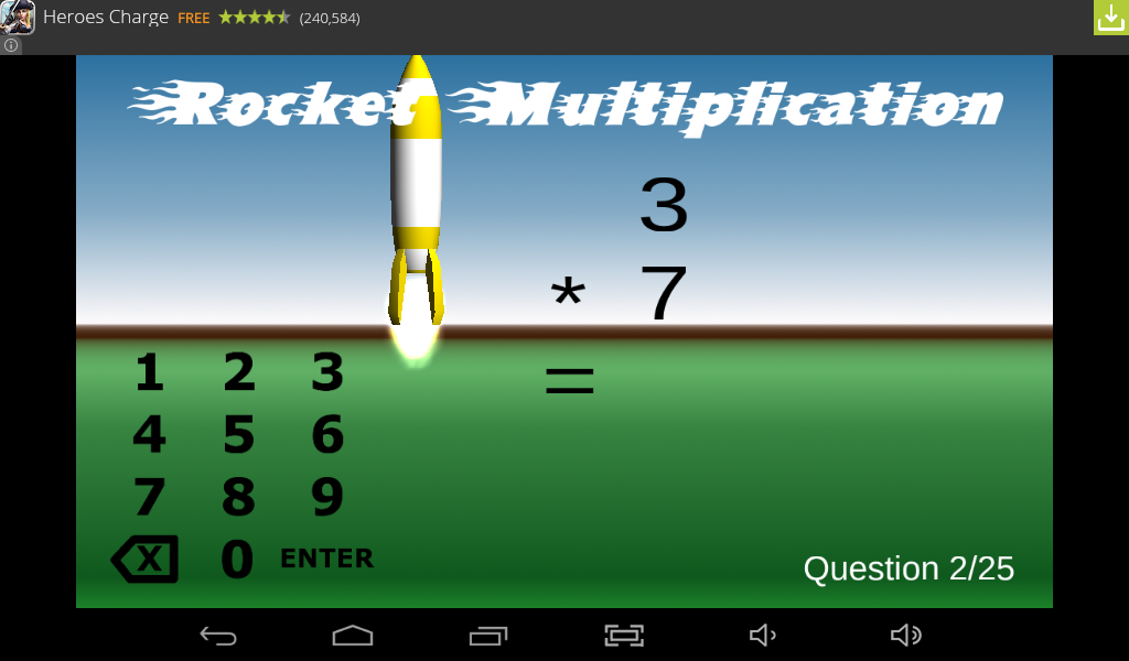 Rocket Math - App on Amazon Appstore