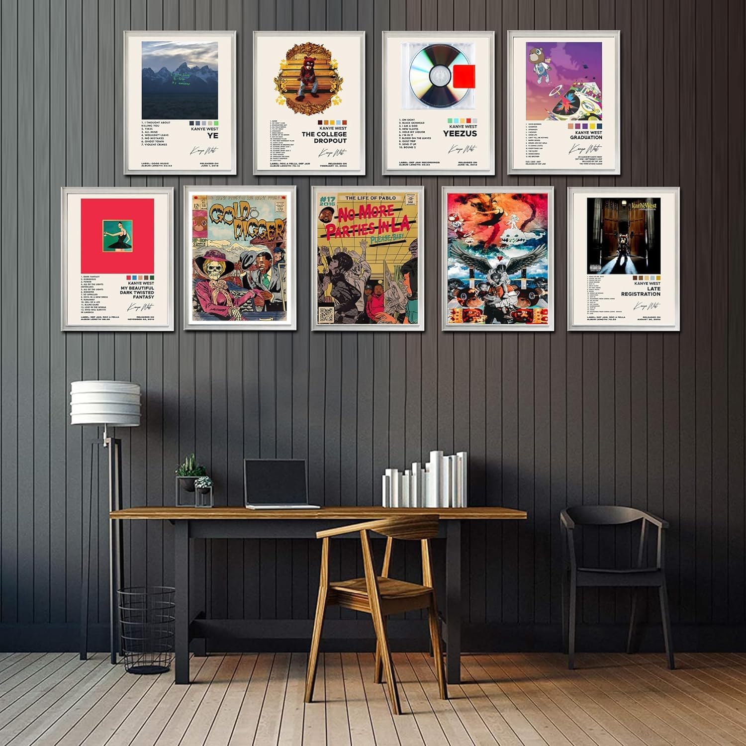 Kanye West – Póster de edición limitada, póster de música de rap ...