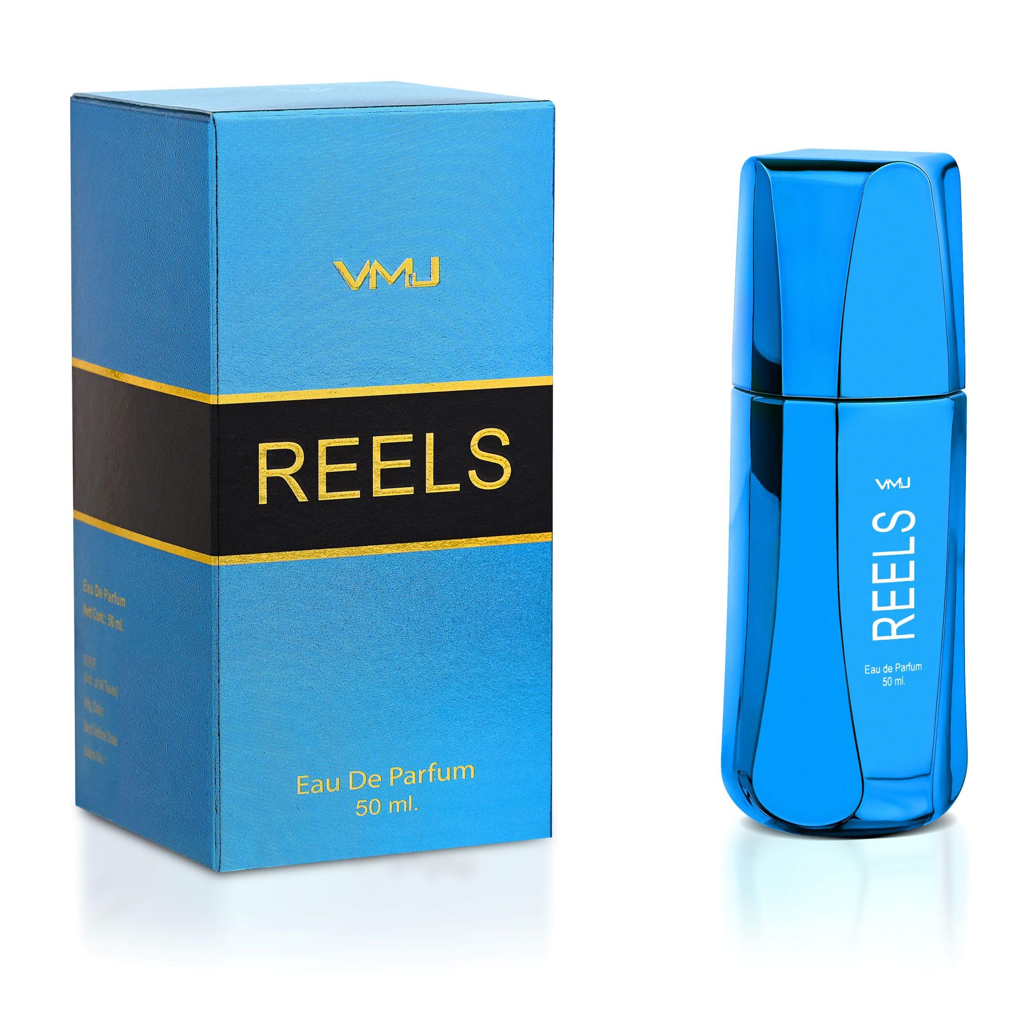 Buy VMJ Reels (Blue) 50ml Perfume Spray, Refreshing long lasting and ...
