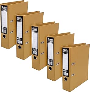Pukka Pad, Kraft Recycled Lever Arch A4 Binder - 2 Ring, 70mm ...
