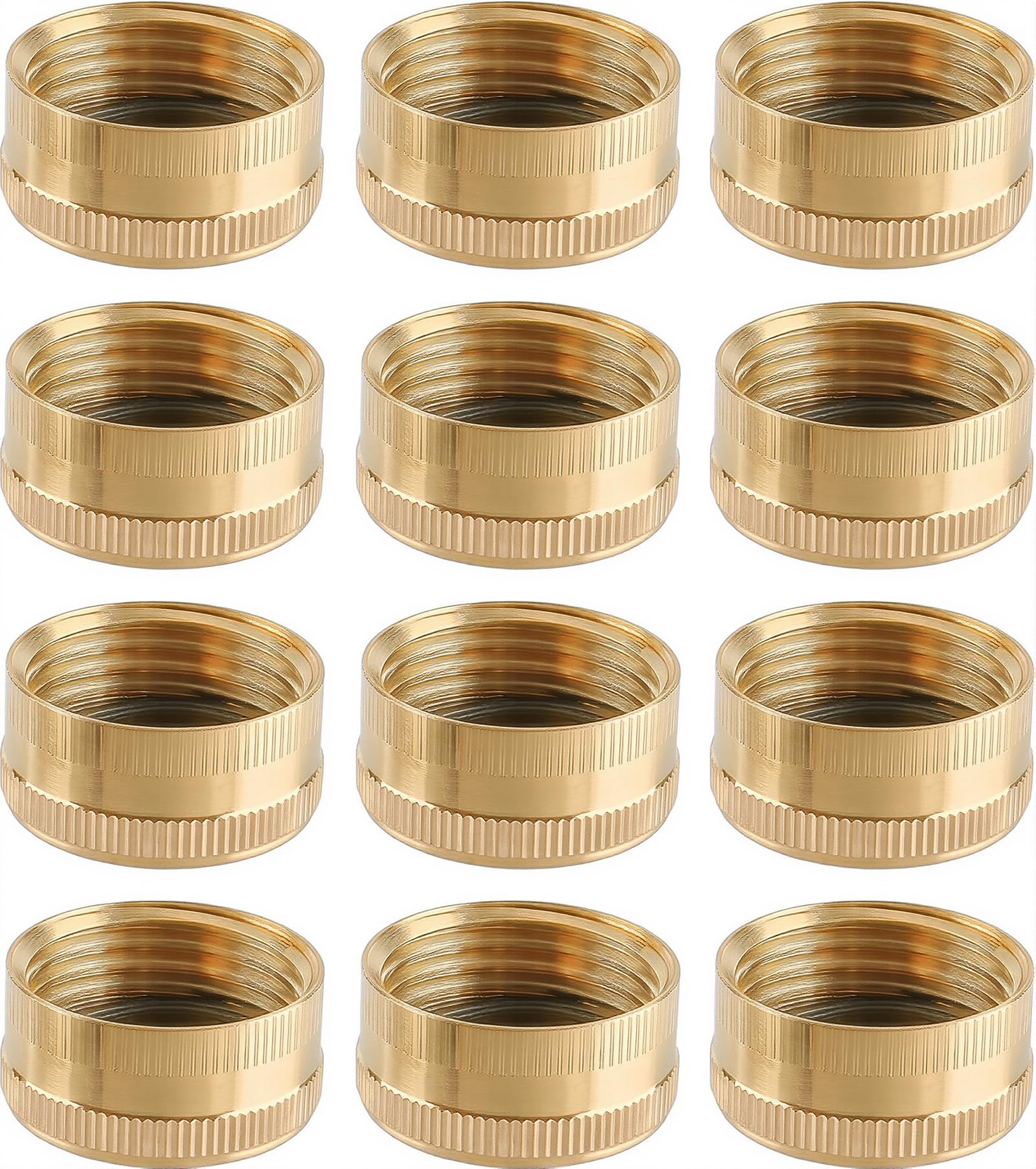 Amazon.com : Carbbia 12PCS 3/4" Garden Hose Cap Garden Hose Connector ...