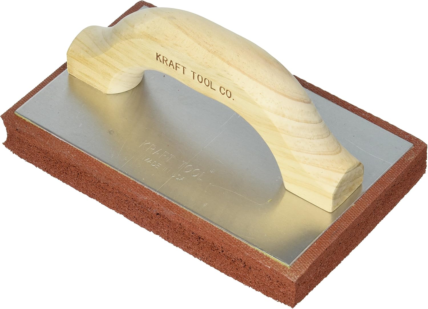 Amazon.com : Kraft Tool PL373 Fine Cell Red Rubber Plaster Float with ...