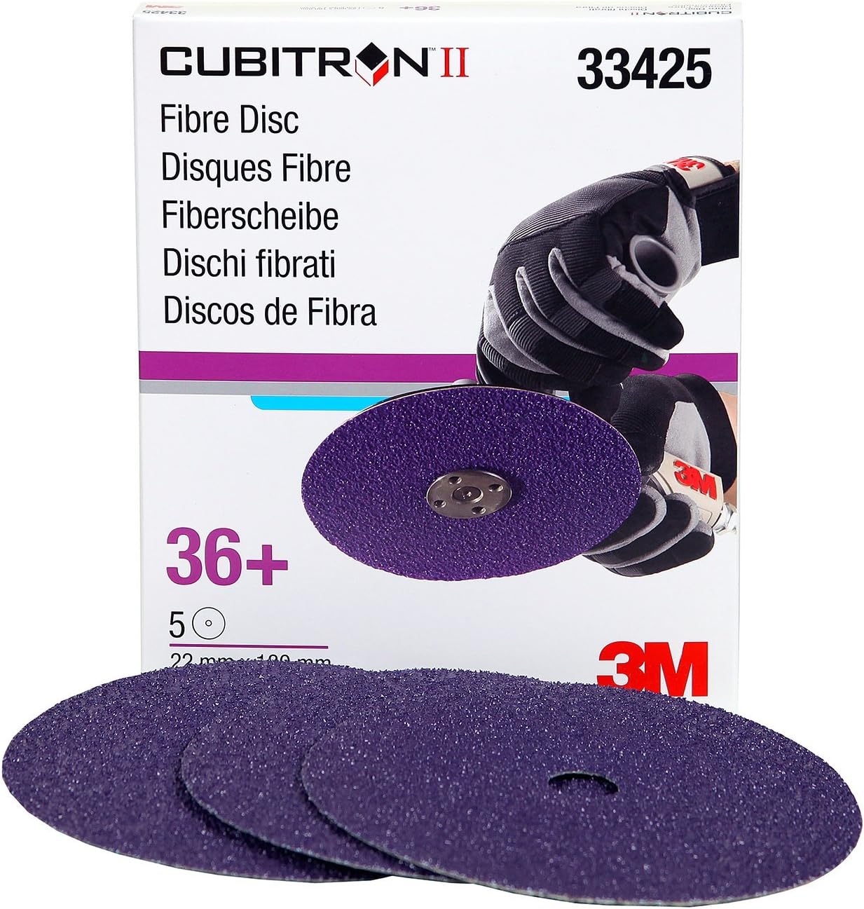Amazon.com: Cubitron 3M Cubitron II Abrasive Fibre Disc, 33425, 7 in x ...