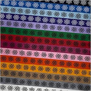 Amazon.com: Atom Atomic Satin Ribbon for Bows Gift Wrapping DIY Craft ...