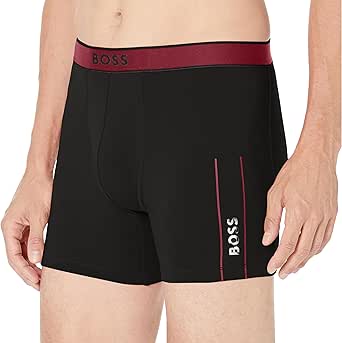 BOSS Men's Bold Logo Solid Boxer Brief at Amazon Men’s Clothing store