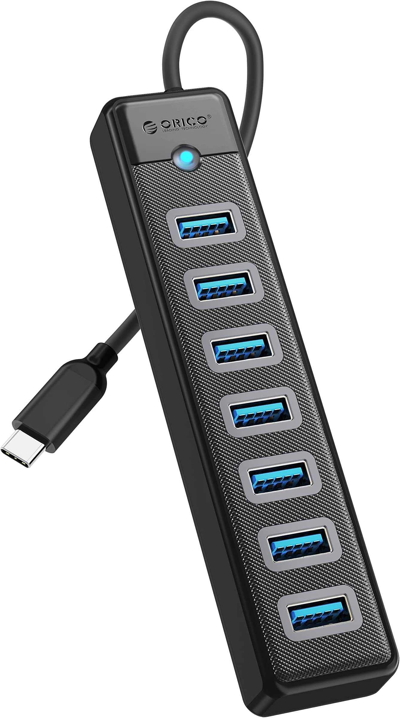 Amazon.com: 7-Port USB 3.0 Hub with 5.9 Inch Cable, ORICO Ultra-Slim ...