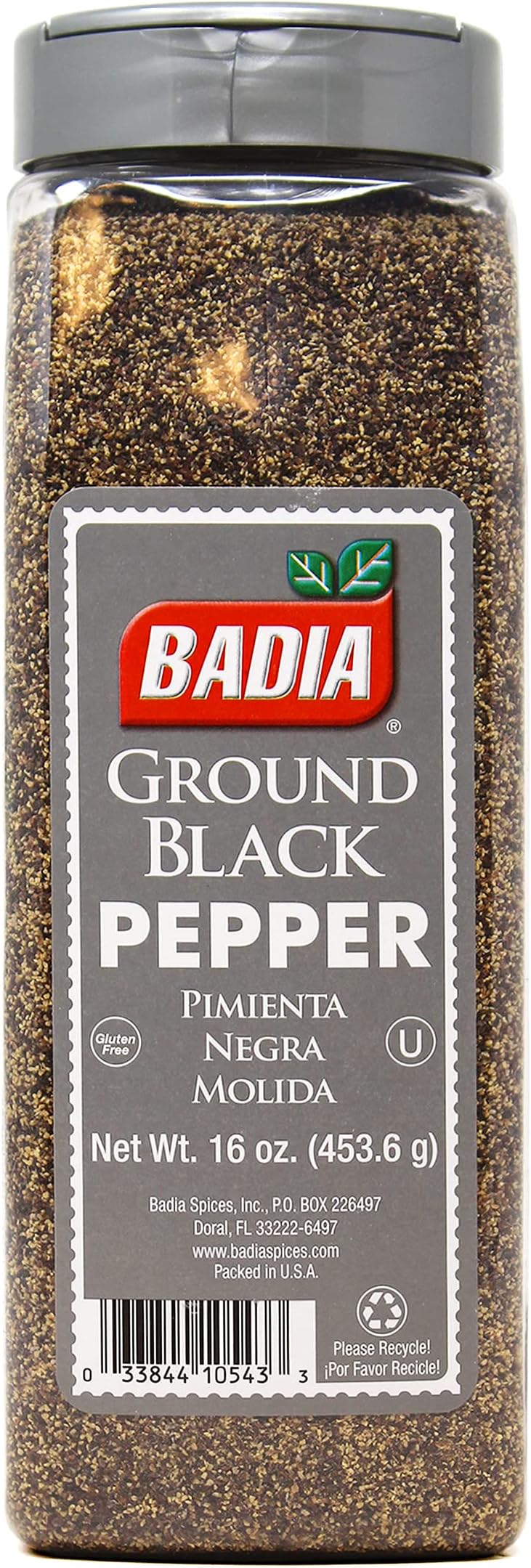 Amazon.com : Badia Black Pepper Ground Fine, 16 Ounce : Grocery Tea ...