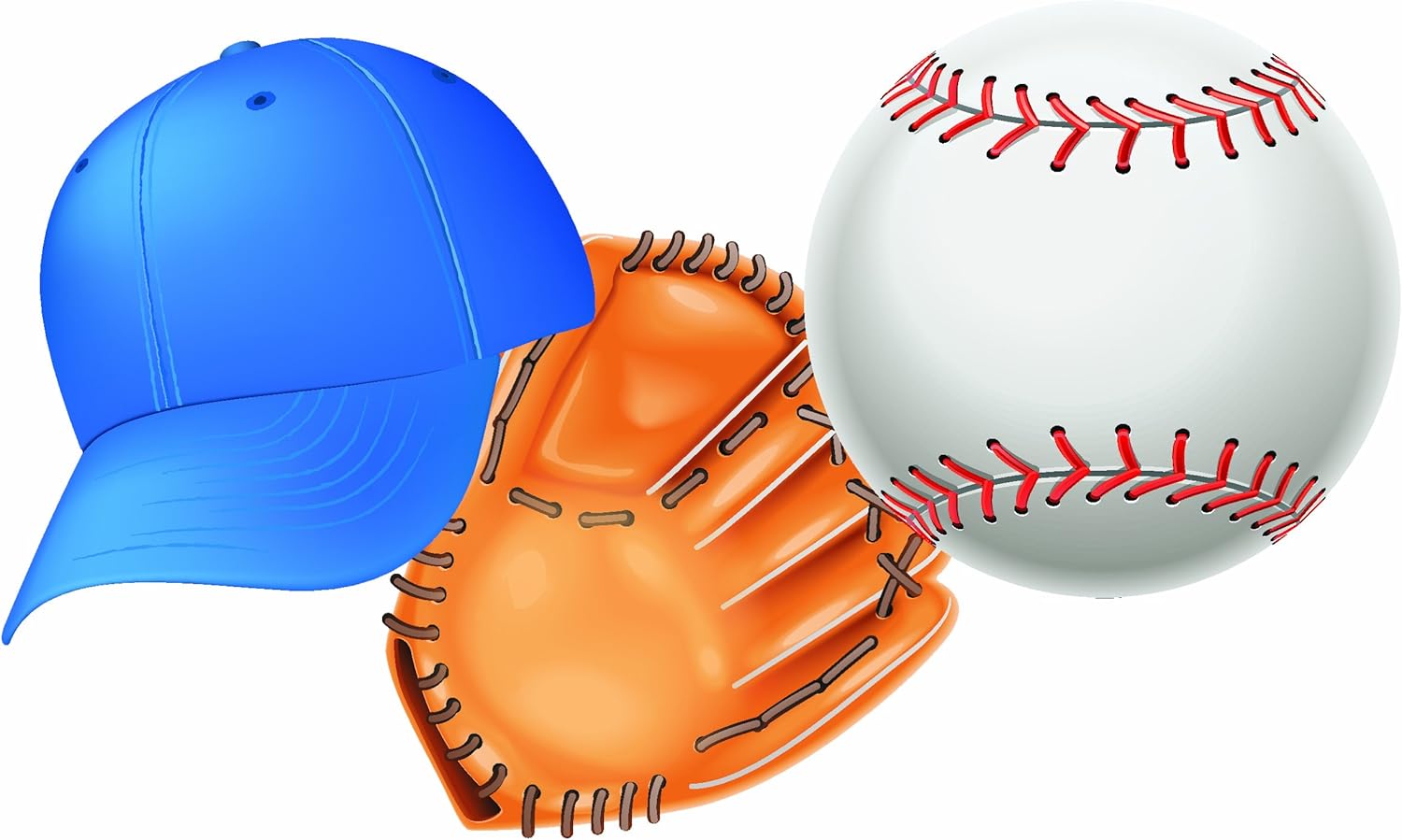 Amazon.com: Eureka Baseball Paper Cut Outs, 36 Count : Toys & Games