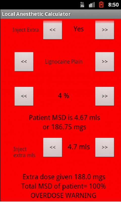 Local Anesthetic Calculator - App on Amazon Appstore