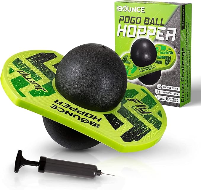 Amazon.com: New Bounce Pogo Ball for Kids – Trick Pogo Board for 7, 8 ...