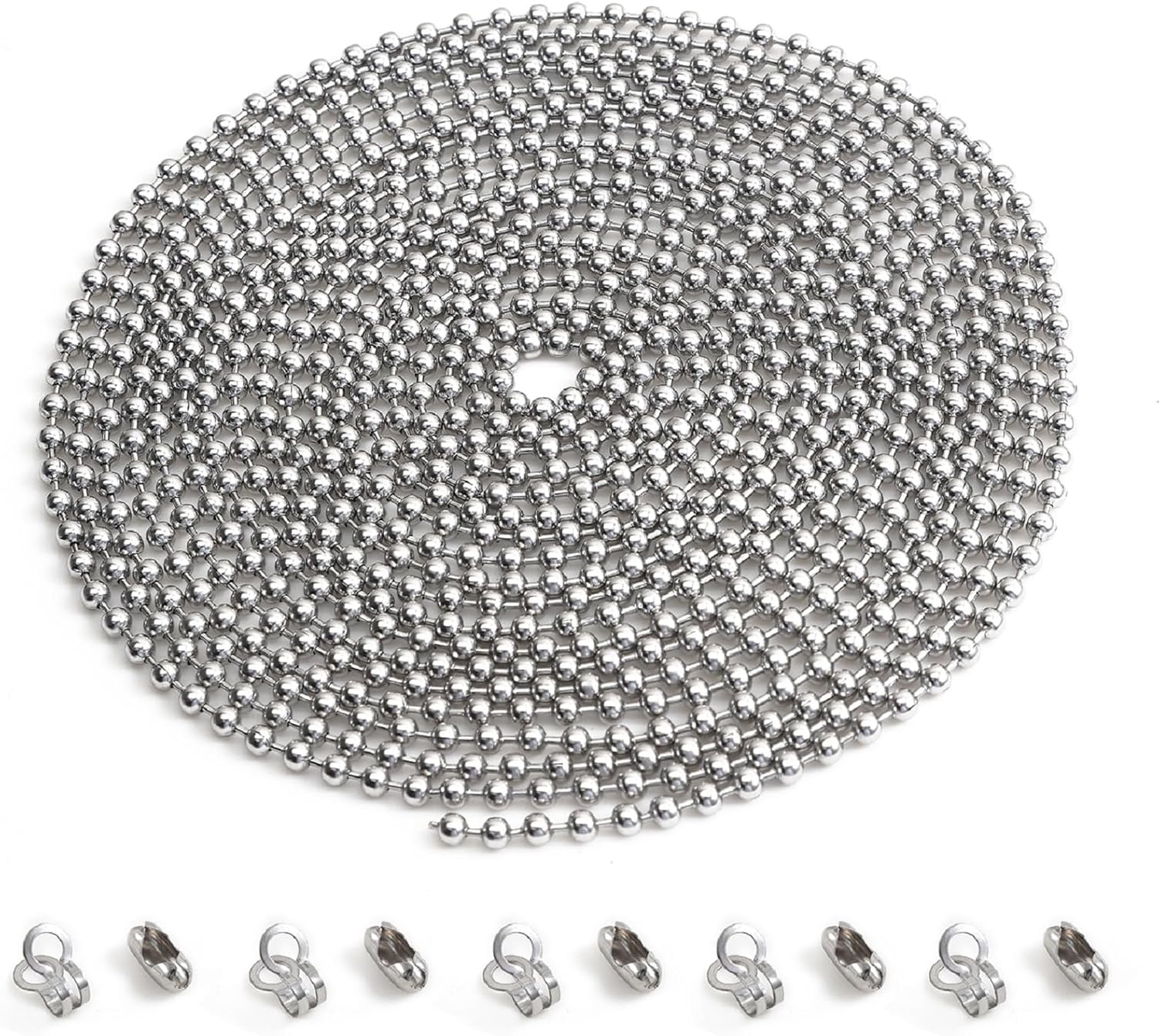 XIYAOXI 3mm Ceiling Fan Pull Chain Extender Light Chain Pulls Extenders ...