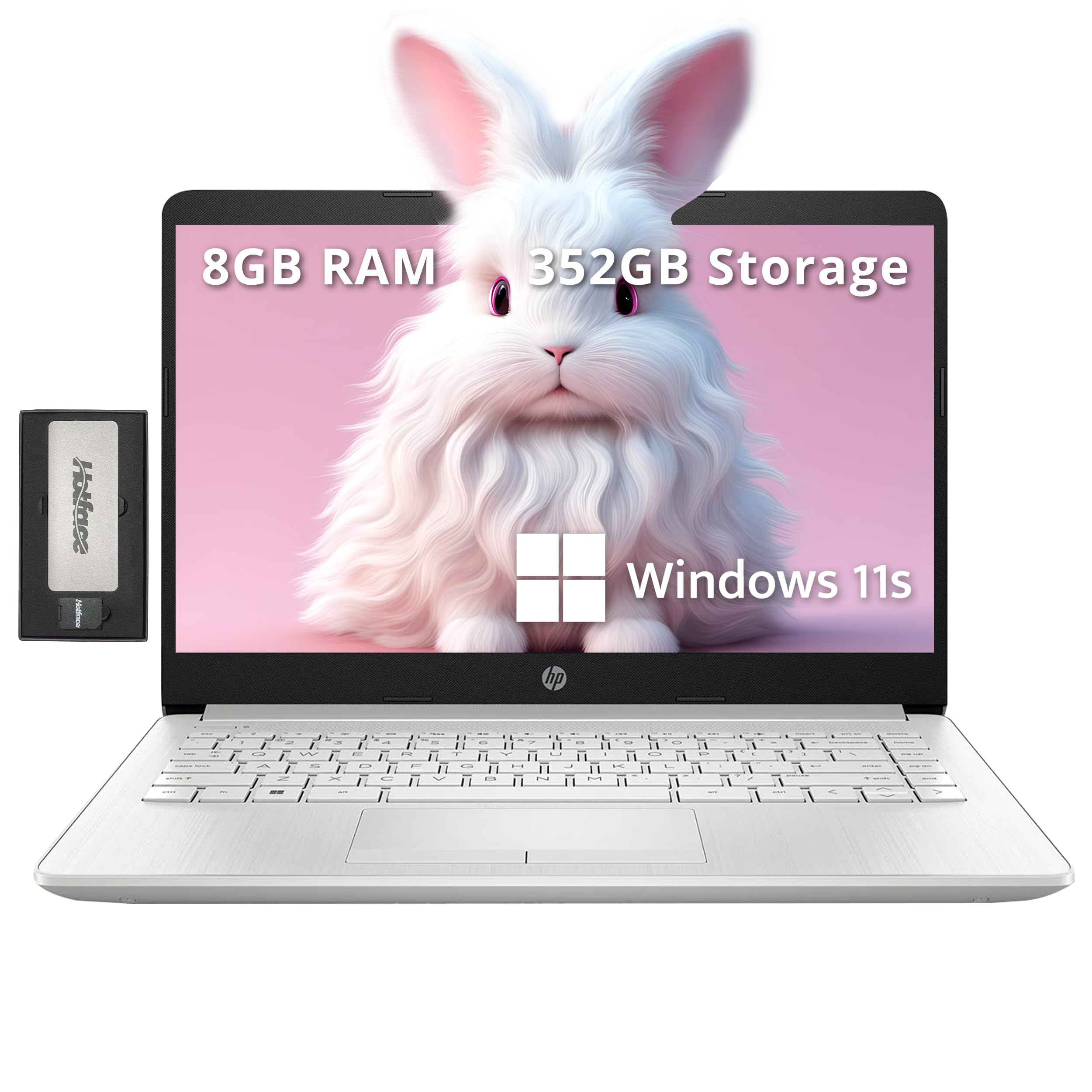 HP Premium Stream 14" HD BrightView Laptop, Intel Celeron N4120, 8GB ...