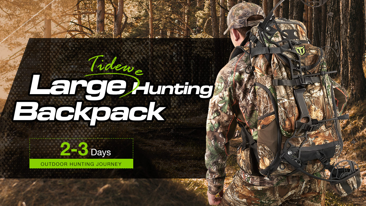 Watch TIDEWE Silent Frame Hunting Backpack for Bow/Rifle/Pistol on ...