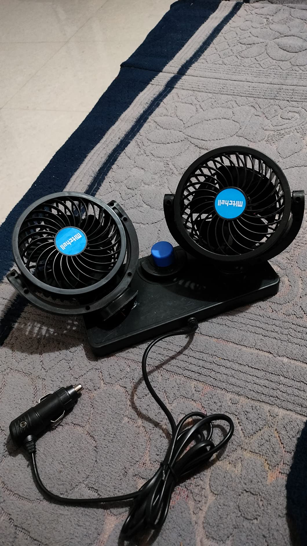 Woltra - Mitchell 12V DC Electric Car Fan for Dashboad 360 Degree ...