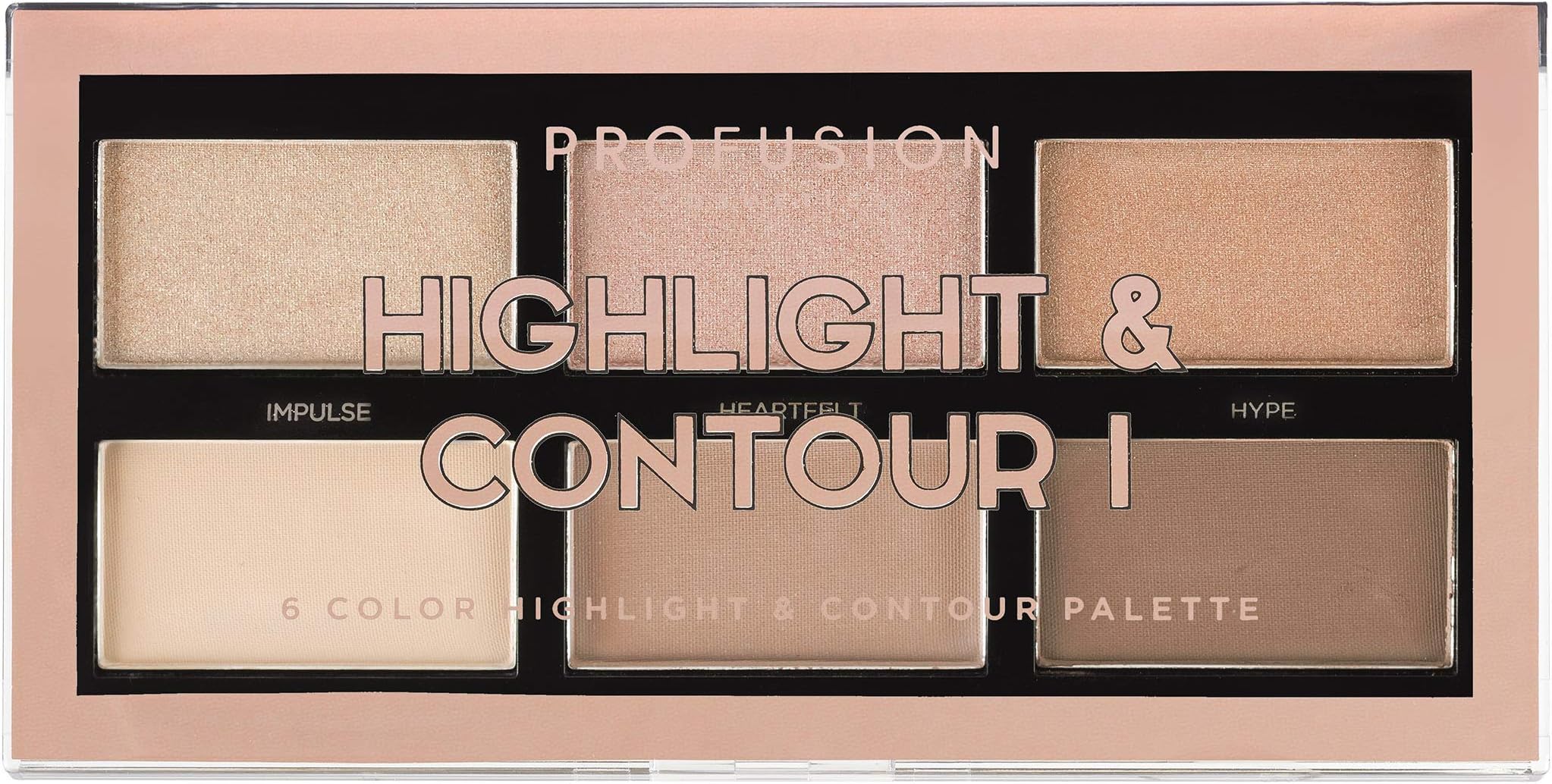 Amazon.com : Profusion Cosmetics Mini Artistry Highlight & Contour I ...