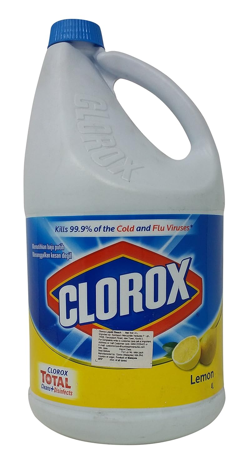Clorox Liquid Bleach - Lemon, 4L Can : Amazon.in: Health & Personal Care