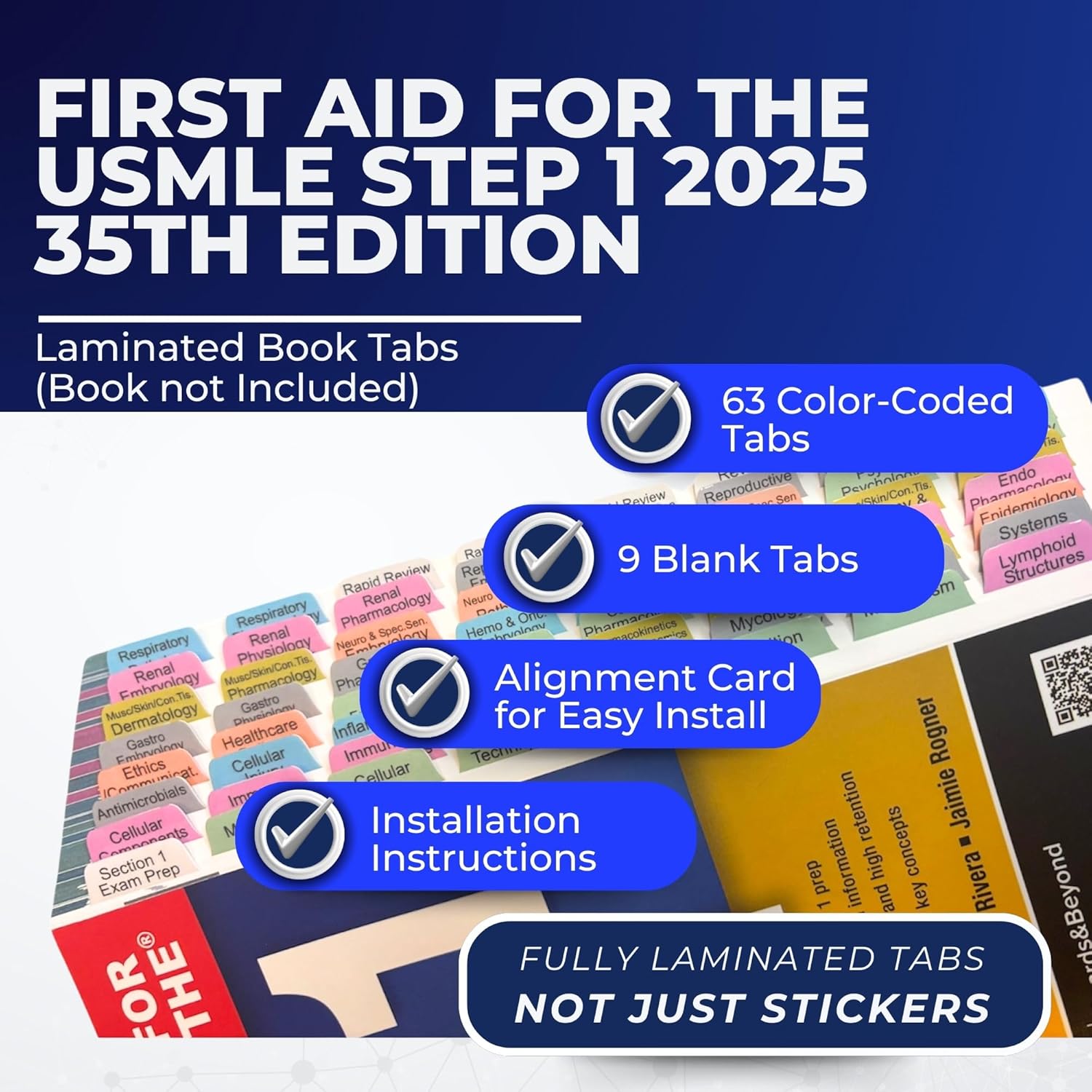 Laminated Book Tabs for First Aid for The USMLE Step Philippines | Ubuy