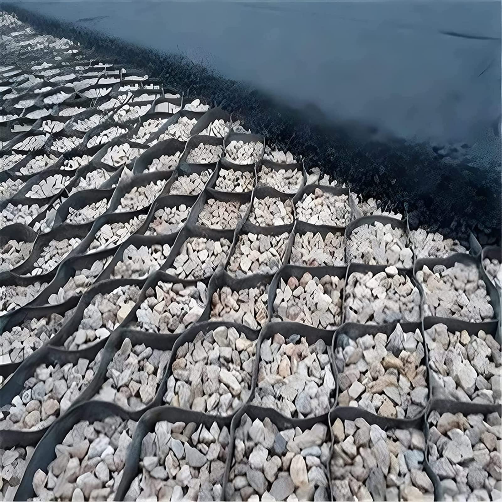 Buy Pea Gravel Stabilizer 2inch, Outdoor Permeable Pavers for Ground ...