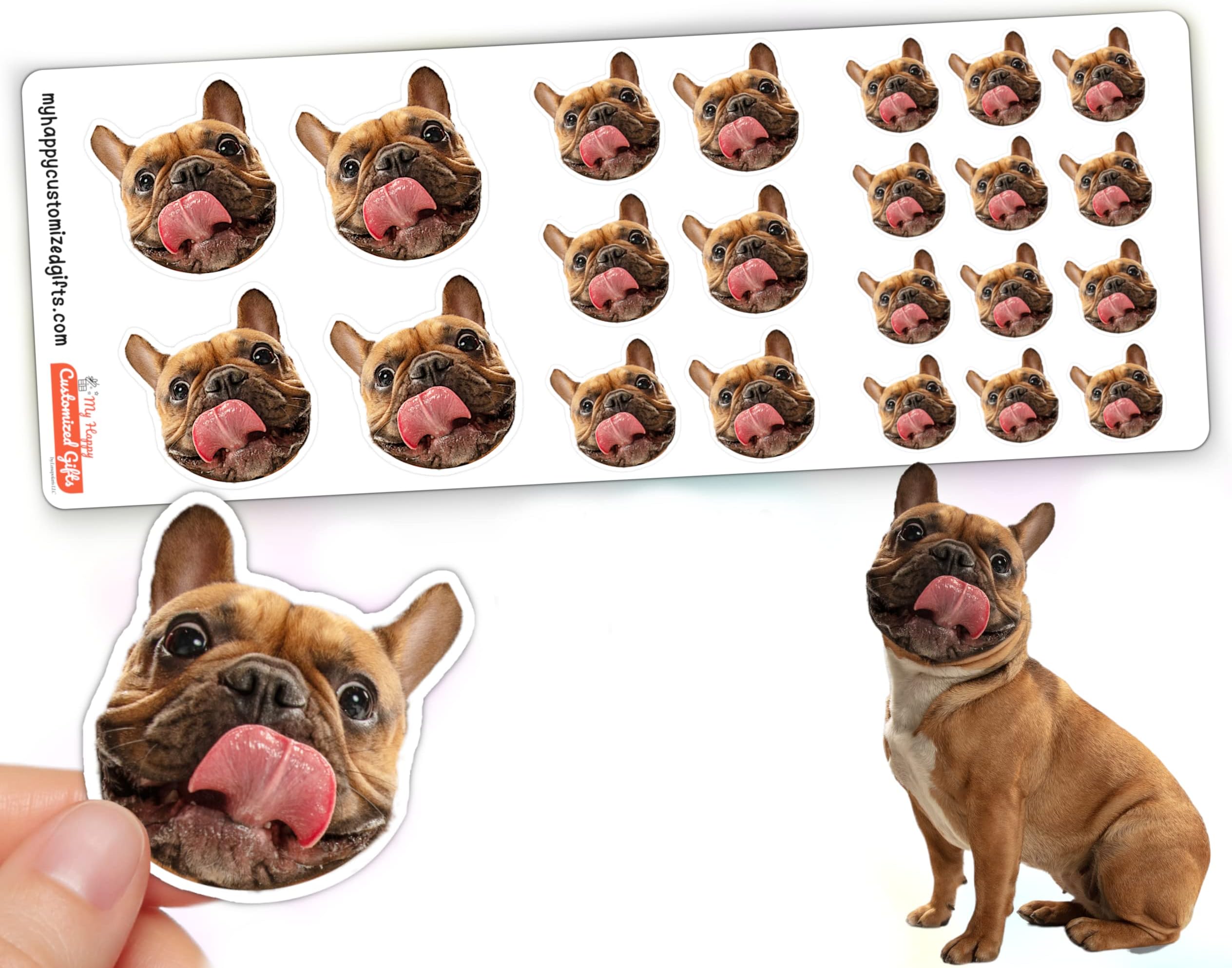 Amazon.com: Custom Face Stickers, Photo Stickers, Stickers of Your Dog ...