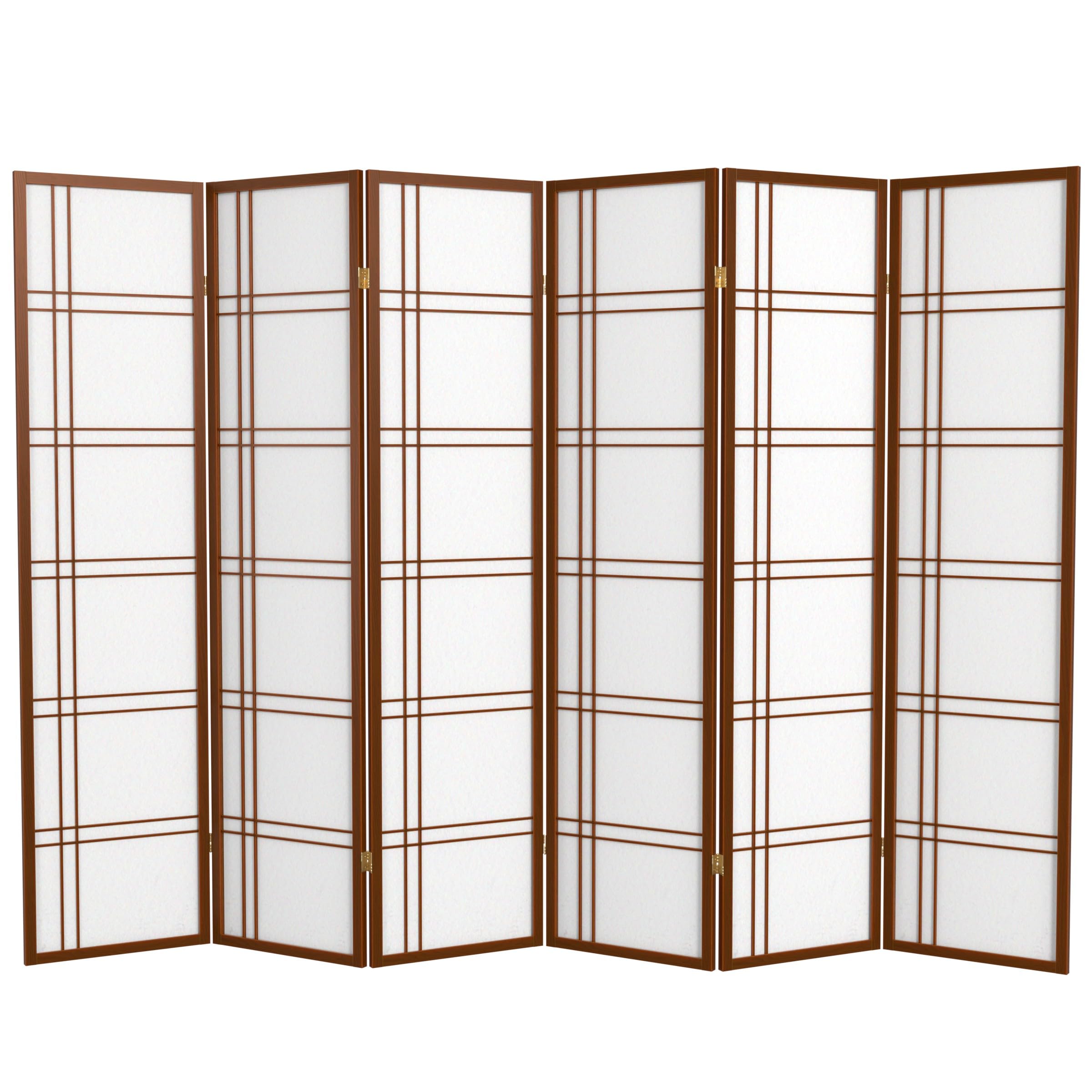 Amazon.com: Red Lantern SSCDBLX-6_Panel-Walnut Room Divider ...