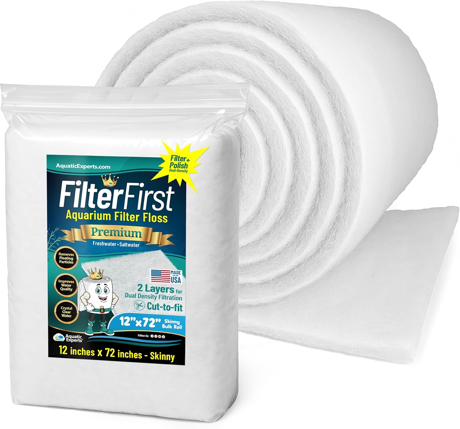 Premium Dual Density Aquarium Filter Media Roll for Nepal | Ubuy