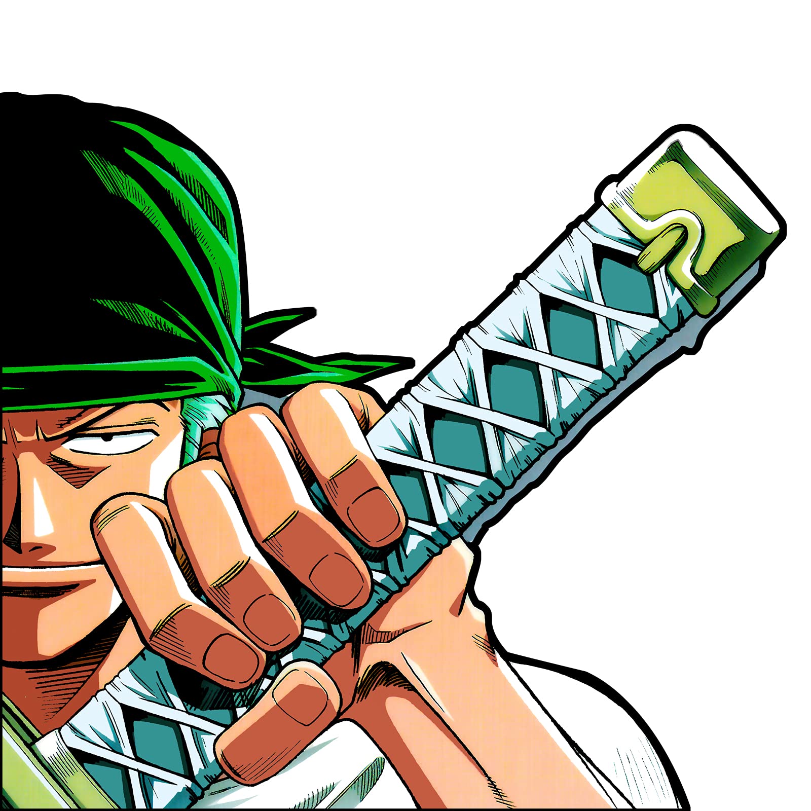 Buy 2pcs Anime Stickers for Car, One Piece Zoro Funny Bumper Window ...