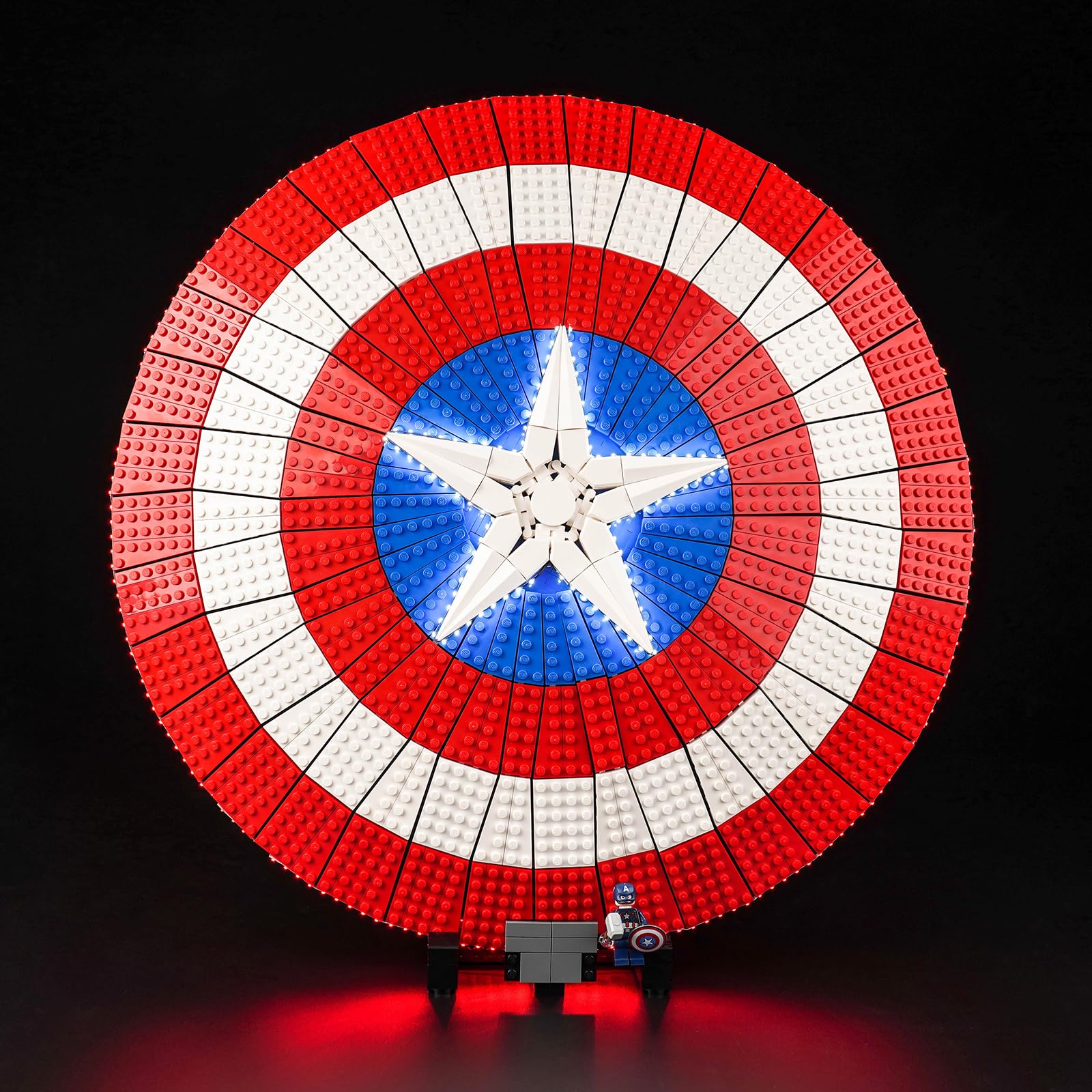 Amazon.com: VONADO LED Light Kit Compatible with Lego Captain America's ...