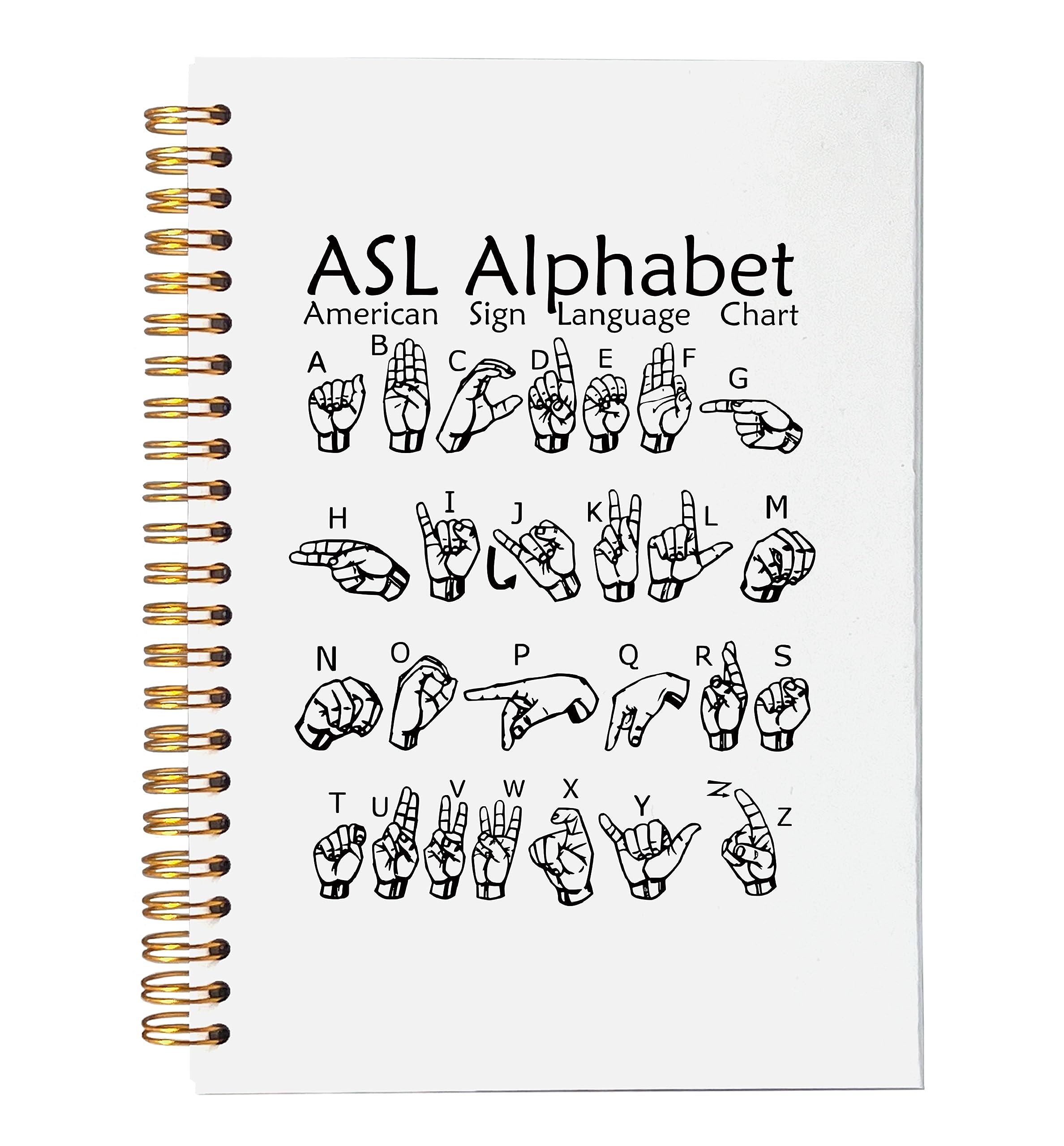 Asl Notebook ASL I Love You Under Mistletoe Notebook | CafePress