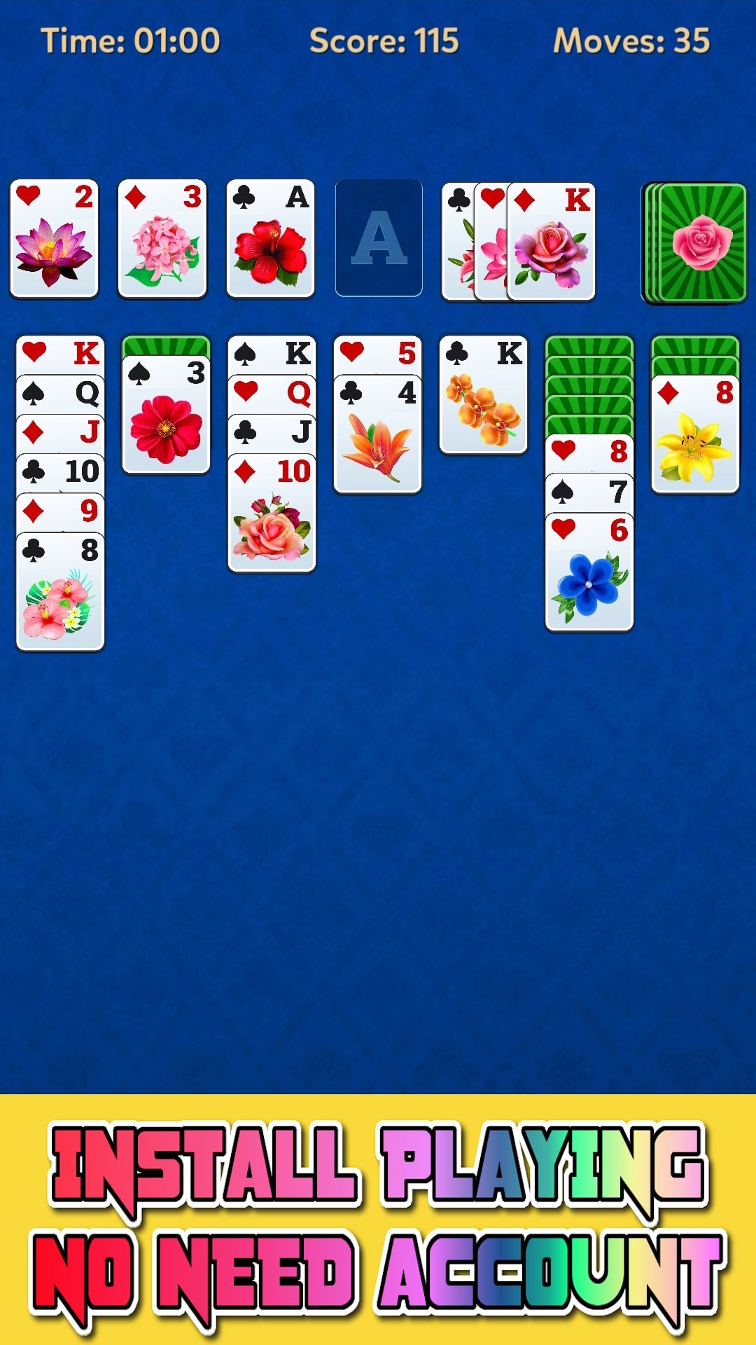 Flower solitaire free solitare card games for kindle fire - App on ...