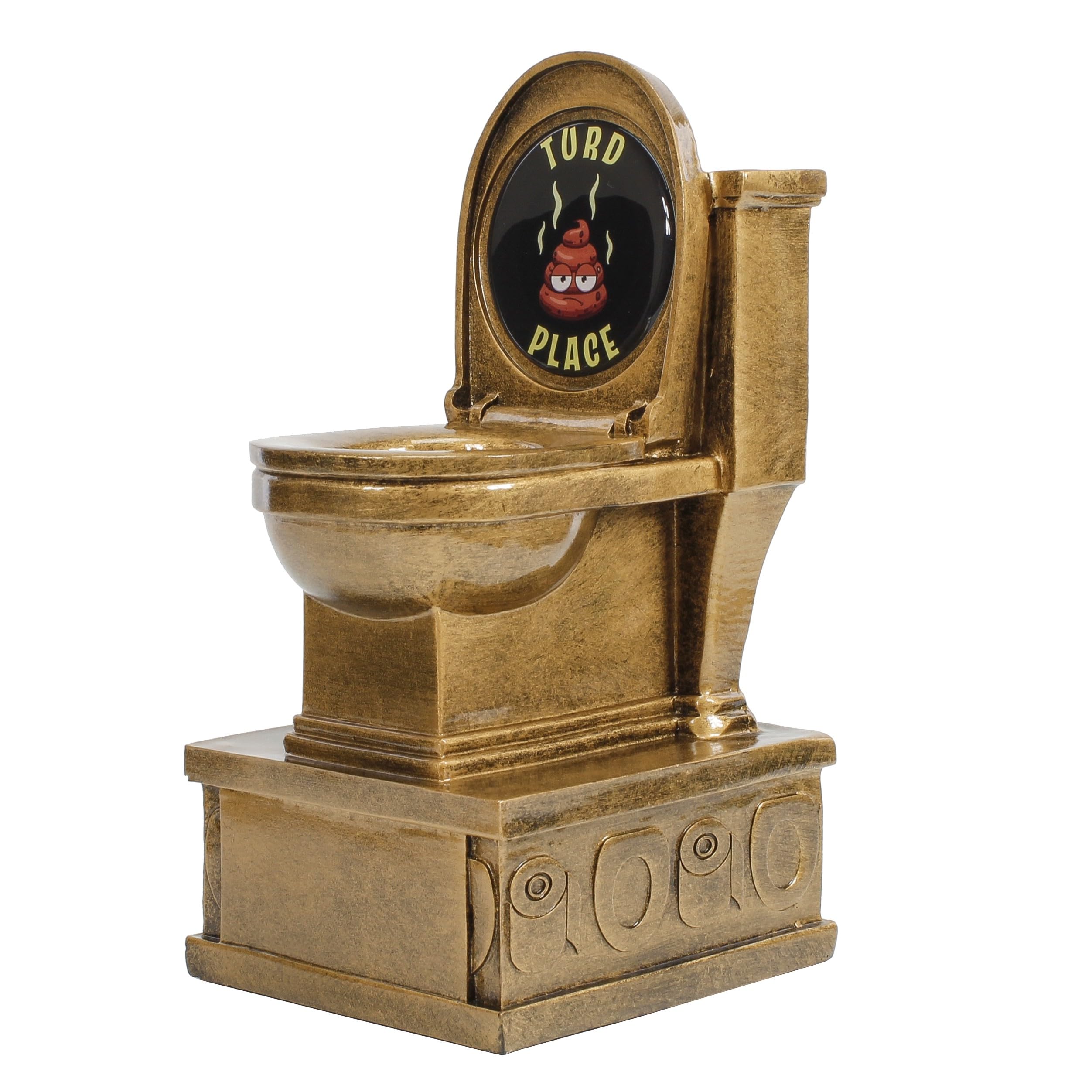 Snapklik.com : Decade Awards Action Pedestal Gold Toilet Bowl Trophy ...
