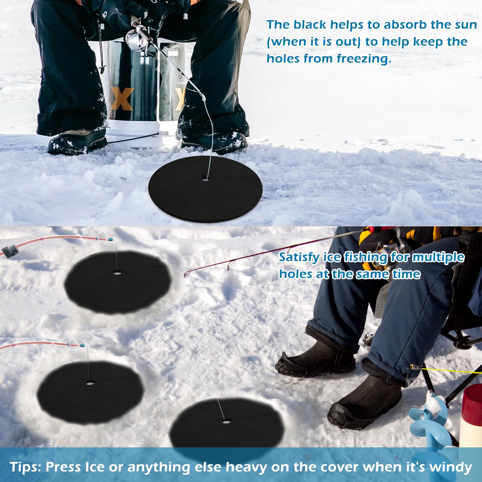Ice Fishing Hole Covers