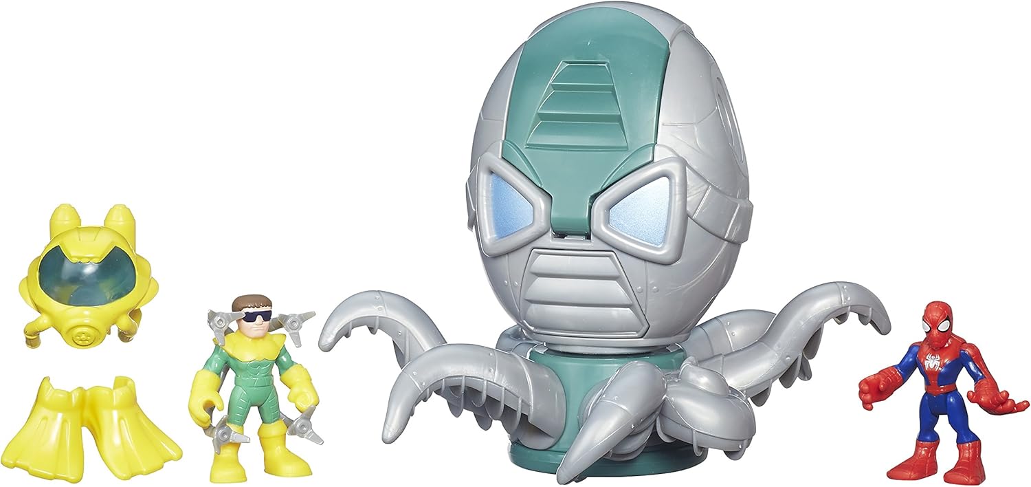 Amazon.com: Playskool Heroes Super Hero Adventures Spider-Man & Octo ...